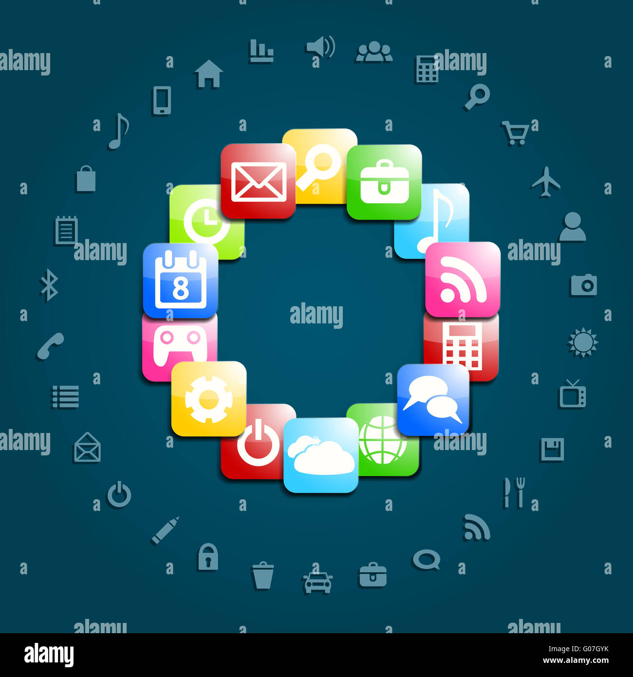 Social media background Stock Photo - Alamy