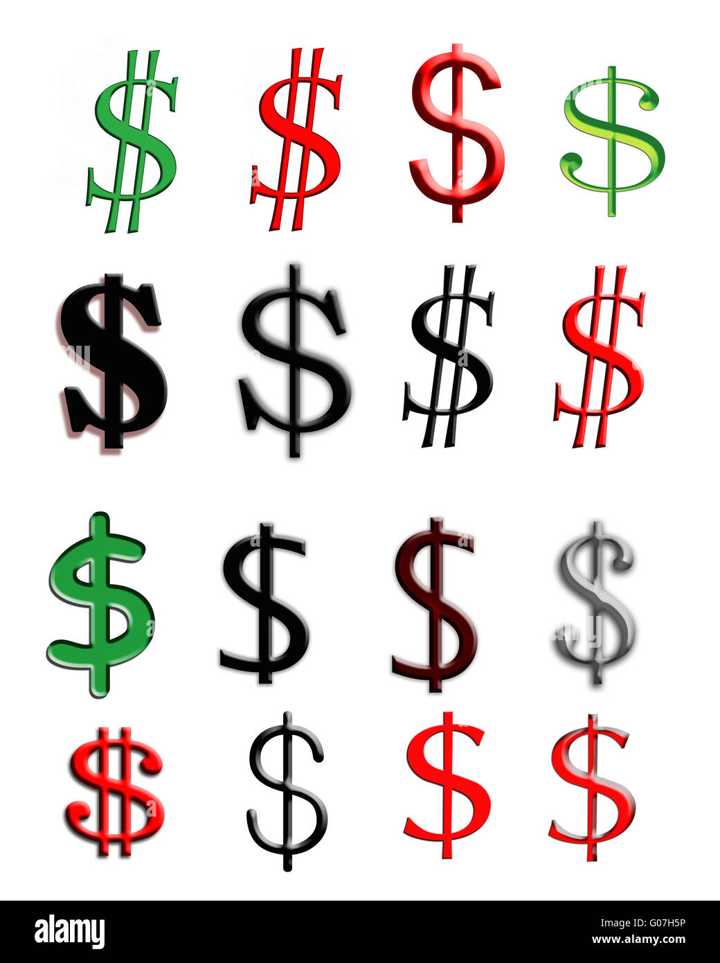 Letter S designating a sign of american dollar Stock Photo - Alamy