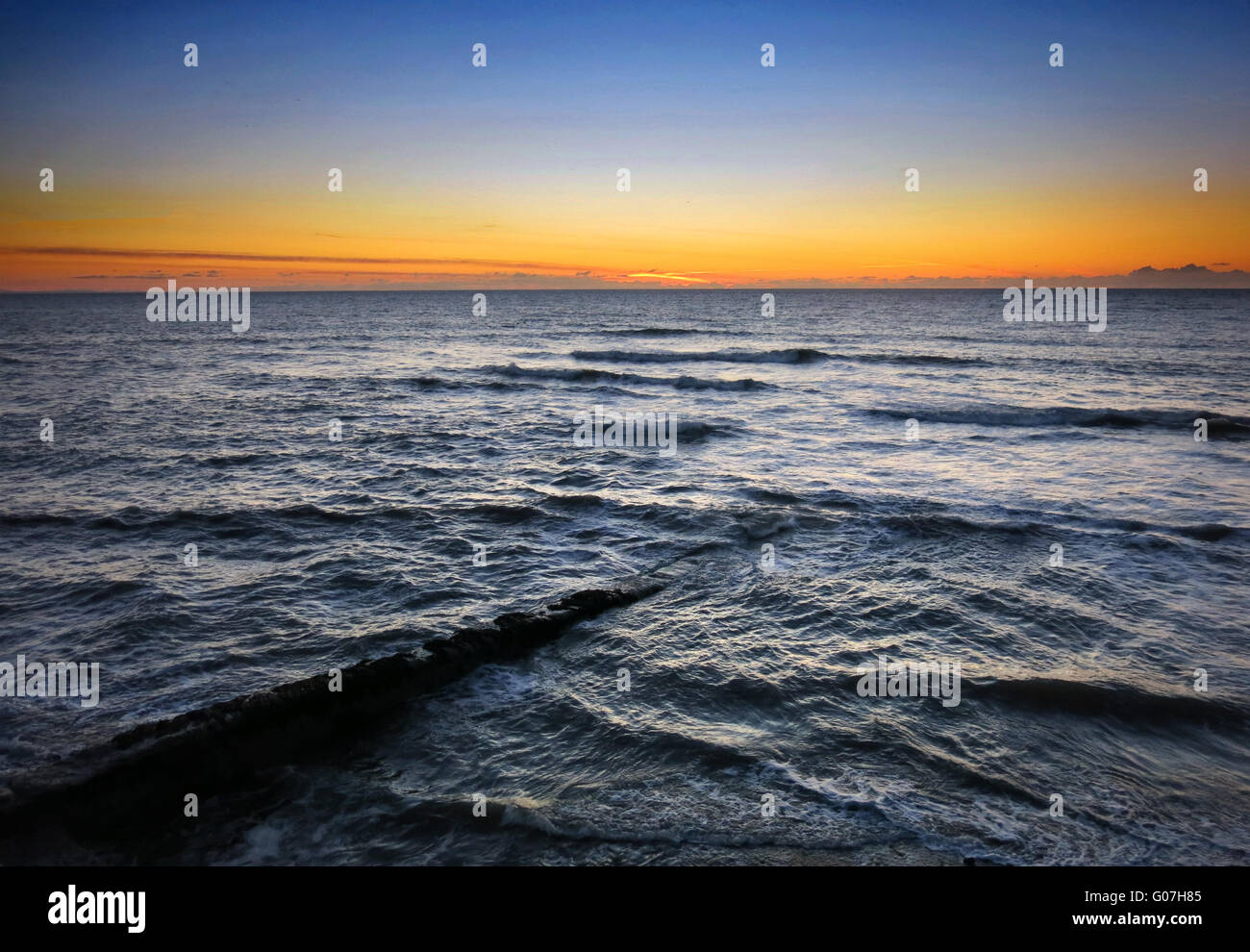 High tide at sunset hi-res stock photography and images - Alamy
