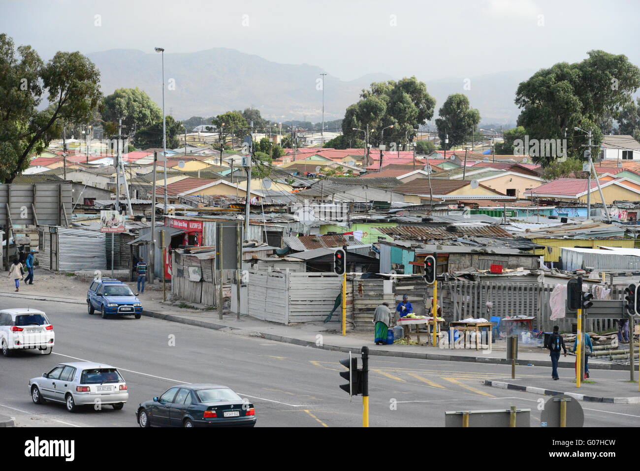 South African Township in Cape Town Stock Photo - Alamy