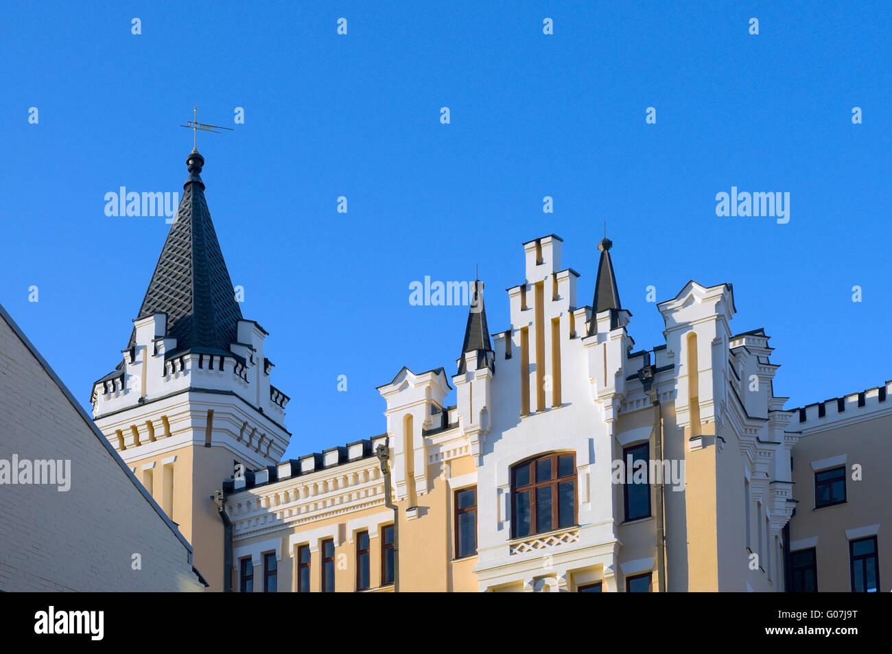 Old Tower Building Stock Photo - Alamy