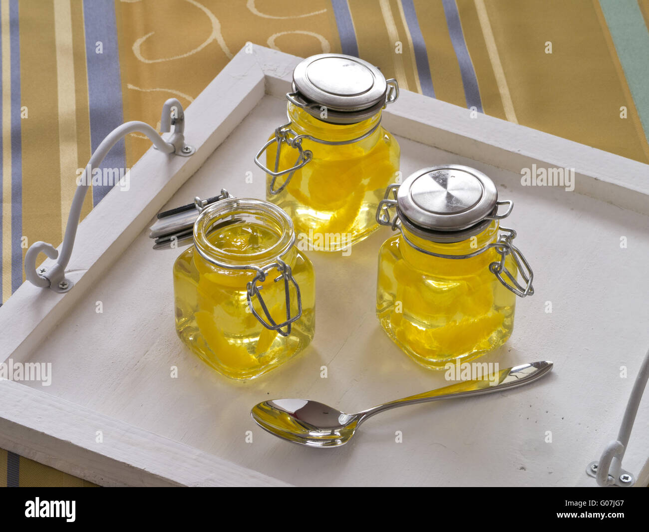 Orange jello hi-res stock photography and images - Alamy