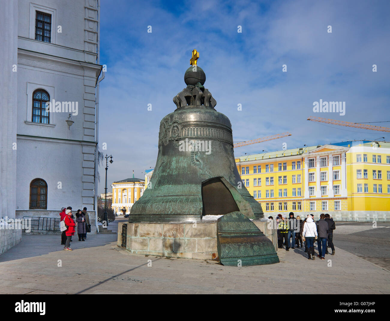 Moscow Kremlin. The Great Ancient Bell. Russia Stock Photo - Alamy