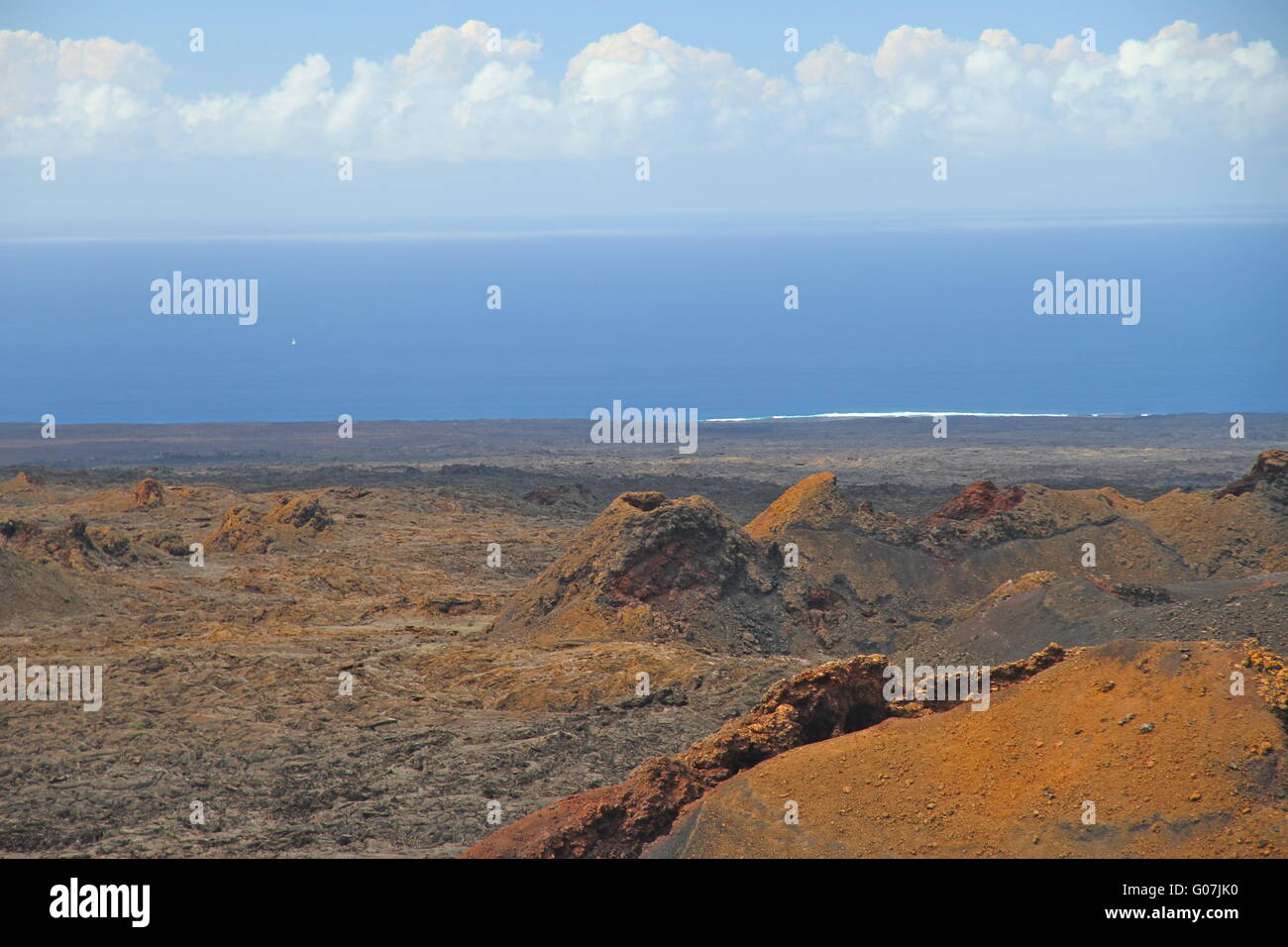 Volcanoes on Lanzarote Stock Photo - Alamy