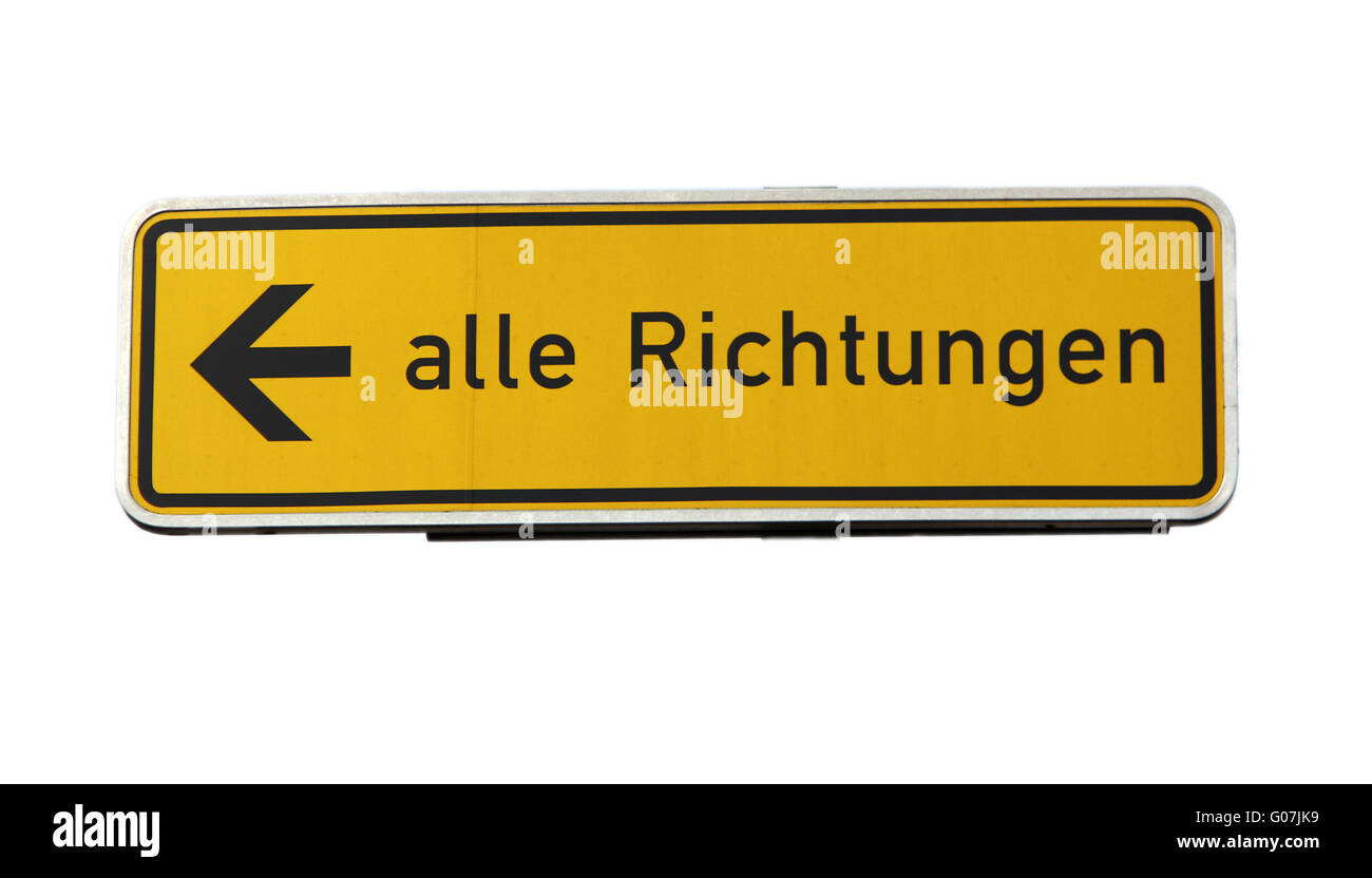 Every which Way - All Directions Stock Photo - Alamy