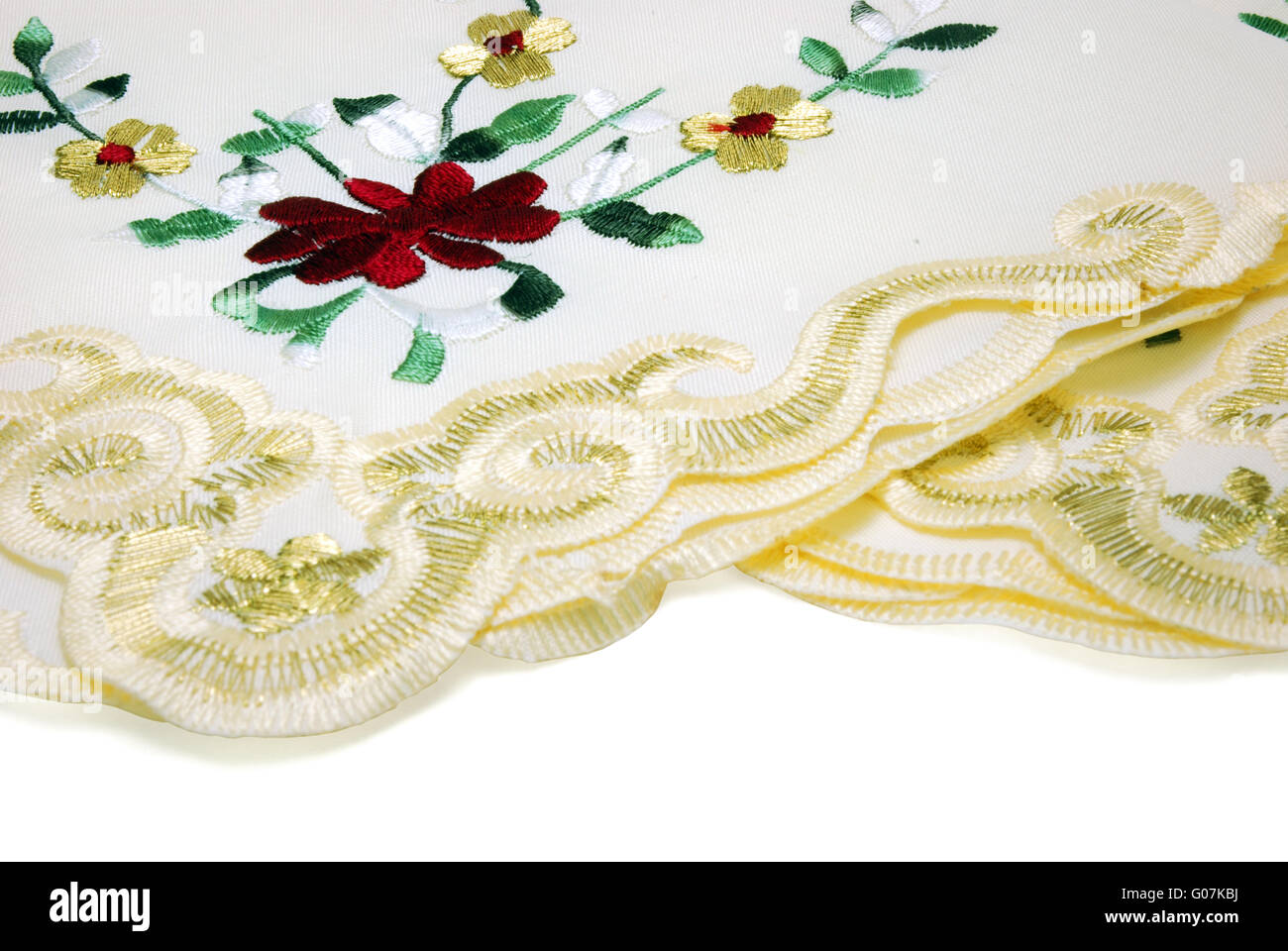 White linen handkerchief hi-res stock photography and images - Alamy