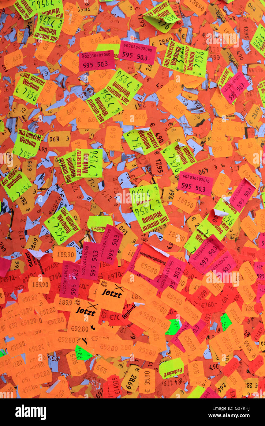 Preisschild aufkleber hi-res stock photography and images - Alamy