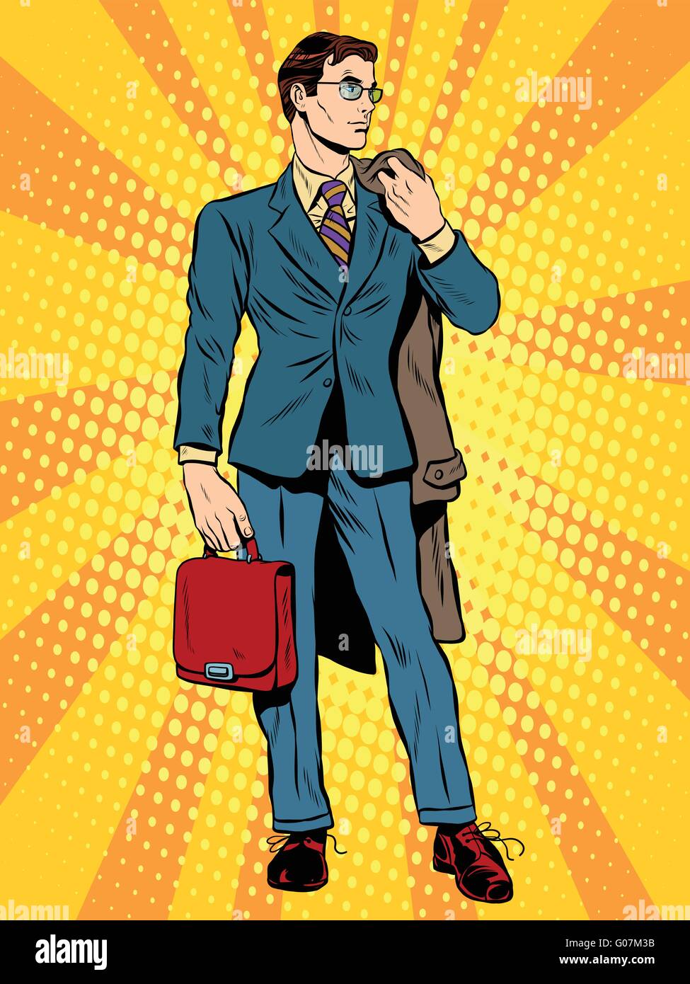 businessman in the pose of David Stock Vector Image & Art - Alamy