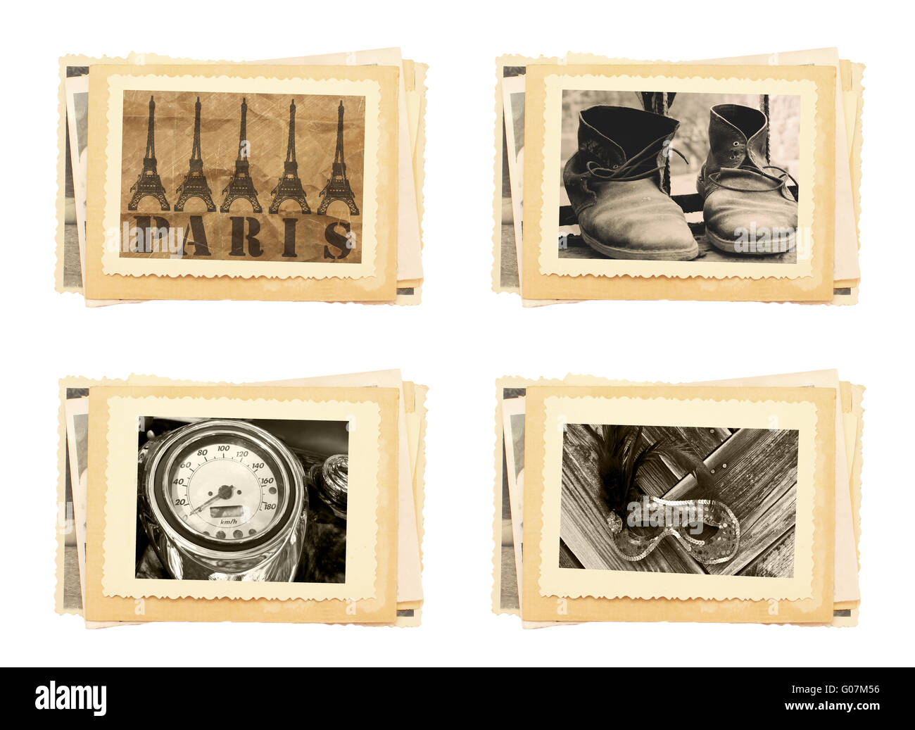 Vintage photos retro style Stock Photo - Alamy