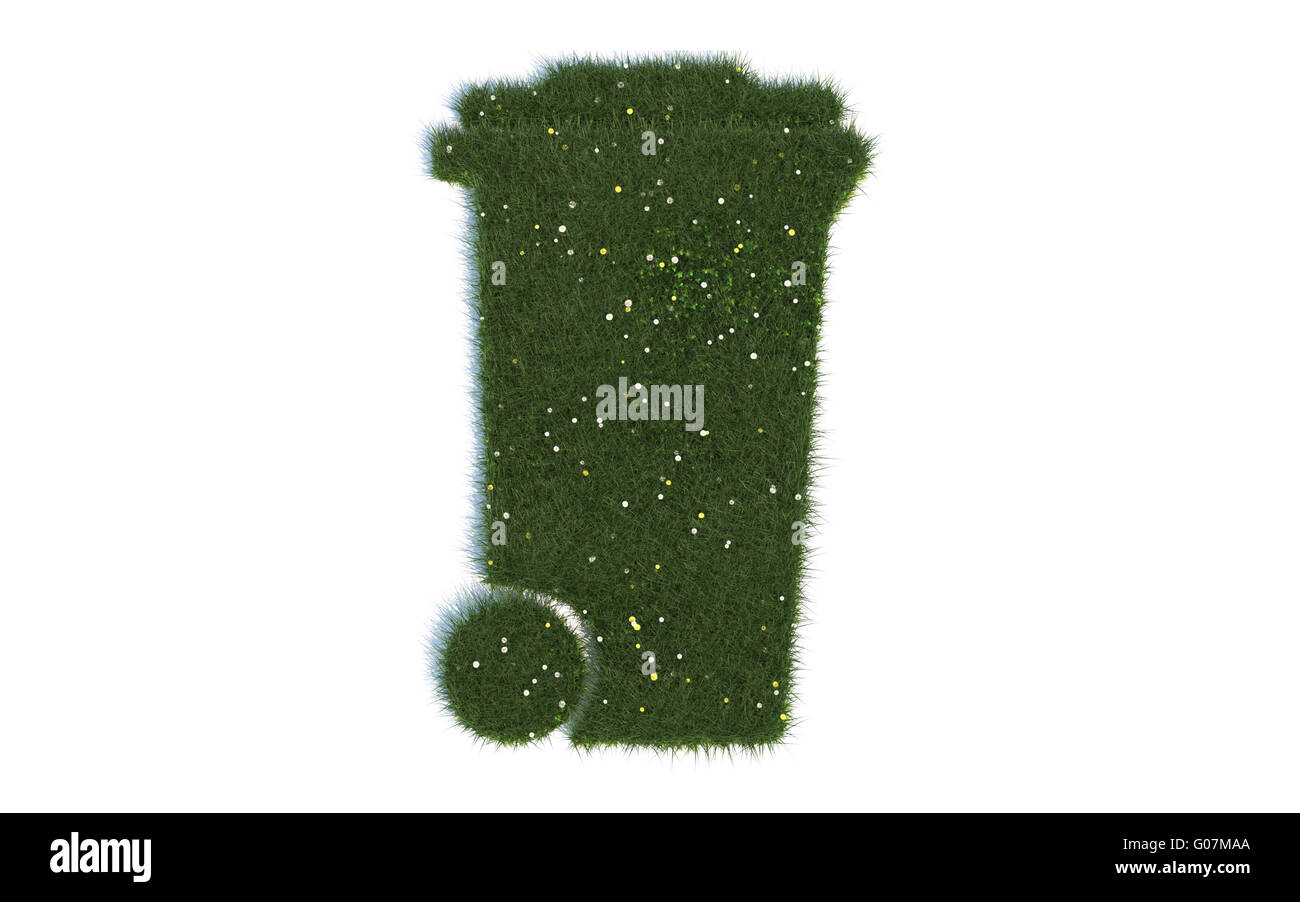 Dustbin icon Cut Out Stock Images & Pictures - Alamy