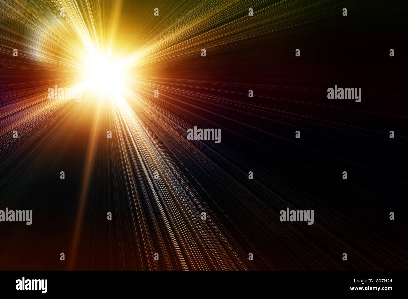 rainbow flash on a black backgrounds. The Planet b Stock Photo - Alamy