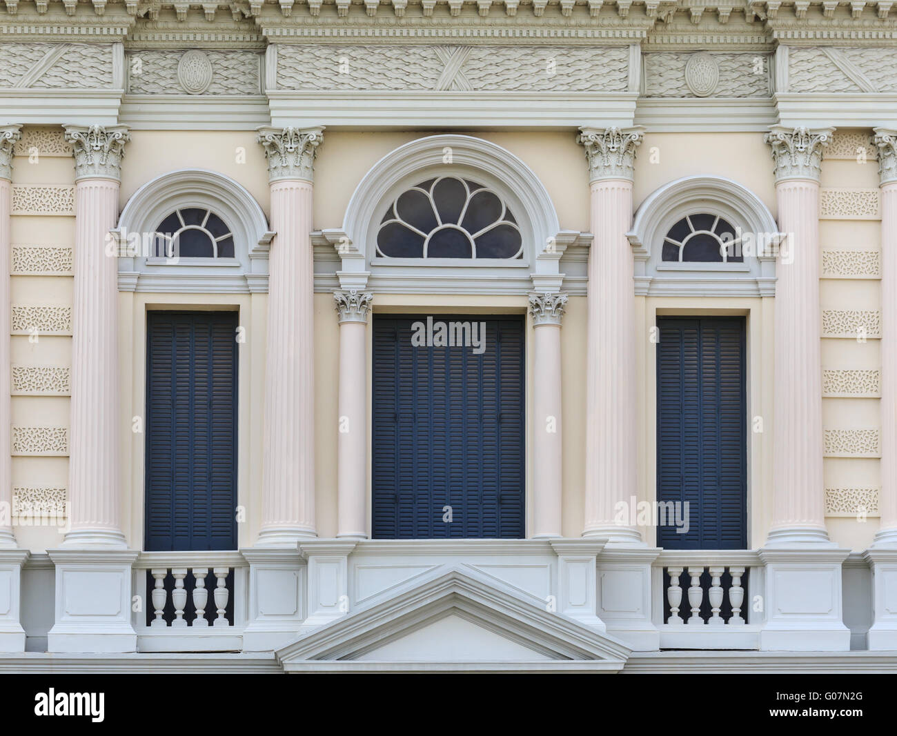 European style Arch Window in the Grand Palace,Tha Stock Photo - Alamy