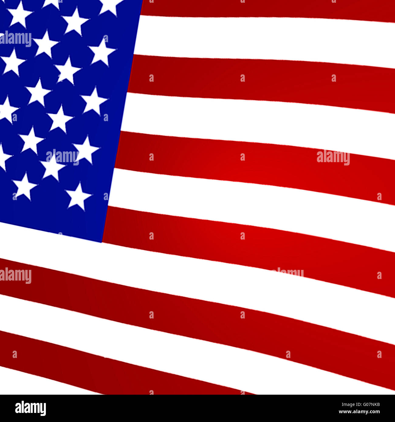 3D Rendered United States Flag Stock Photo - Alamy
