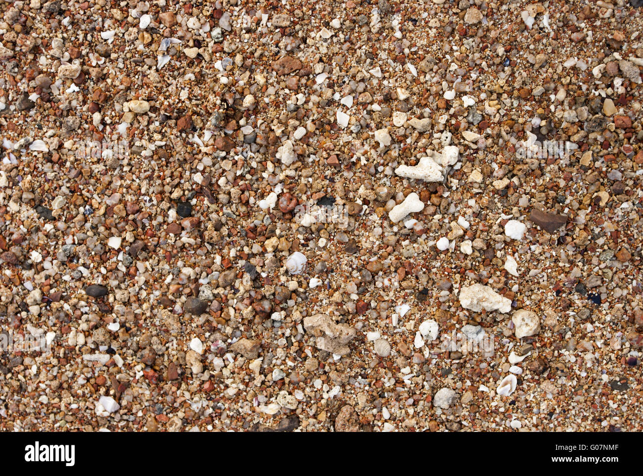The texture of sand with stones for background Stock Photo - Alamy