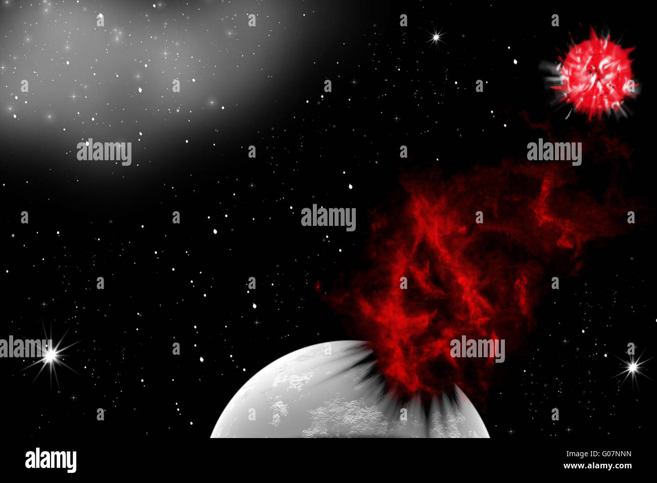Asteroid destruction hi-res stock photography and images - Alamy