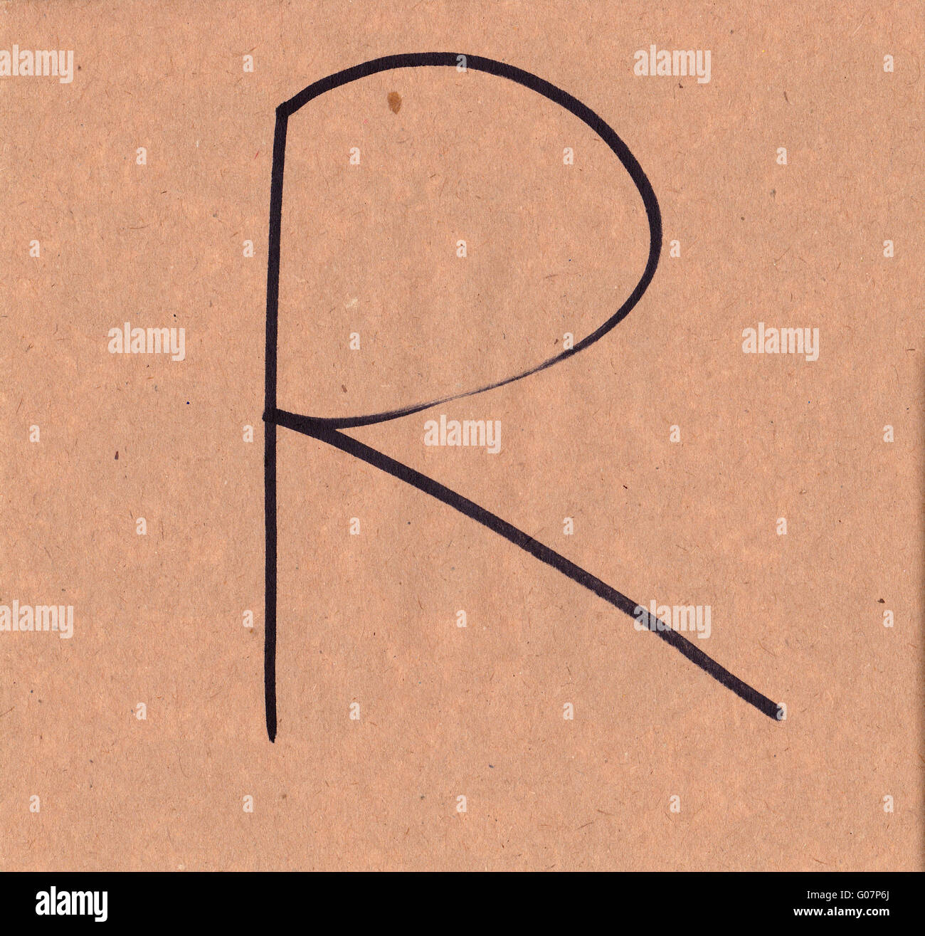 Hand drawn type alphabet hi-res stock photography and images - Alamy