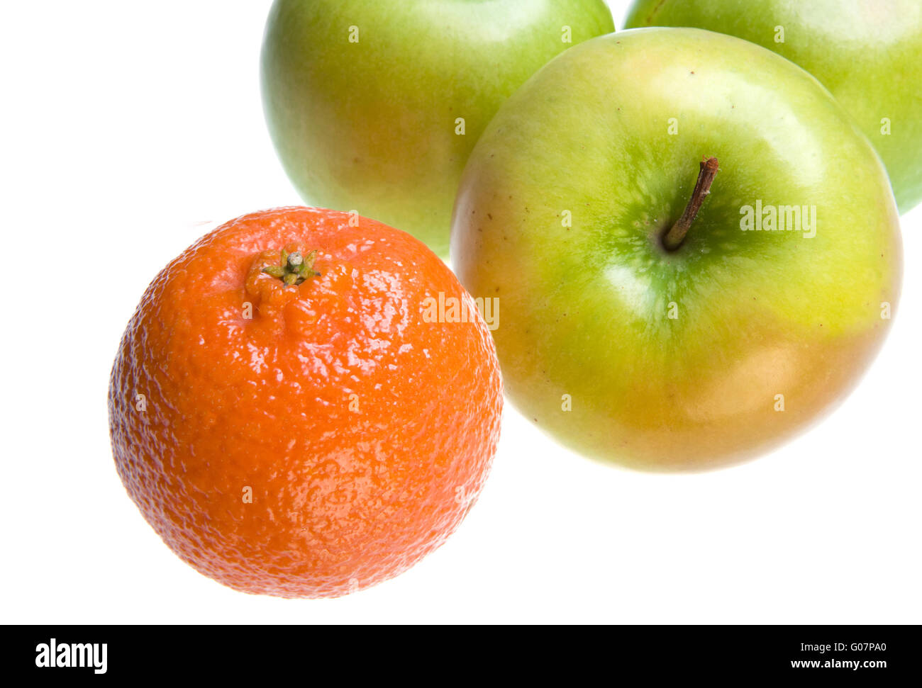 Green tangerines growing on hi-res stock photography and images - Alamy