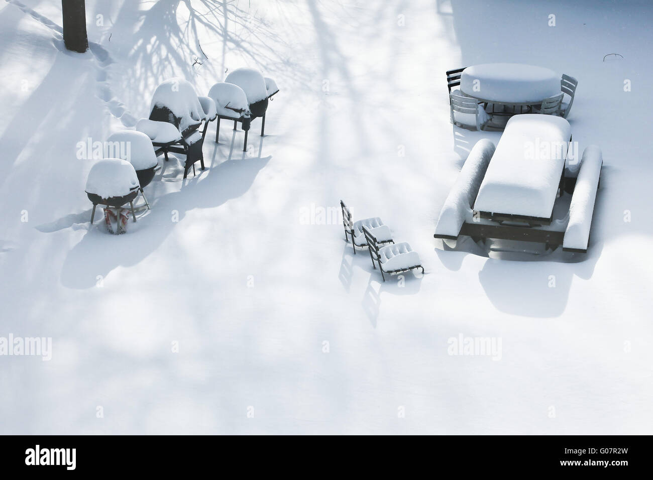 After snow storm Stock Photo - Alamy