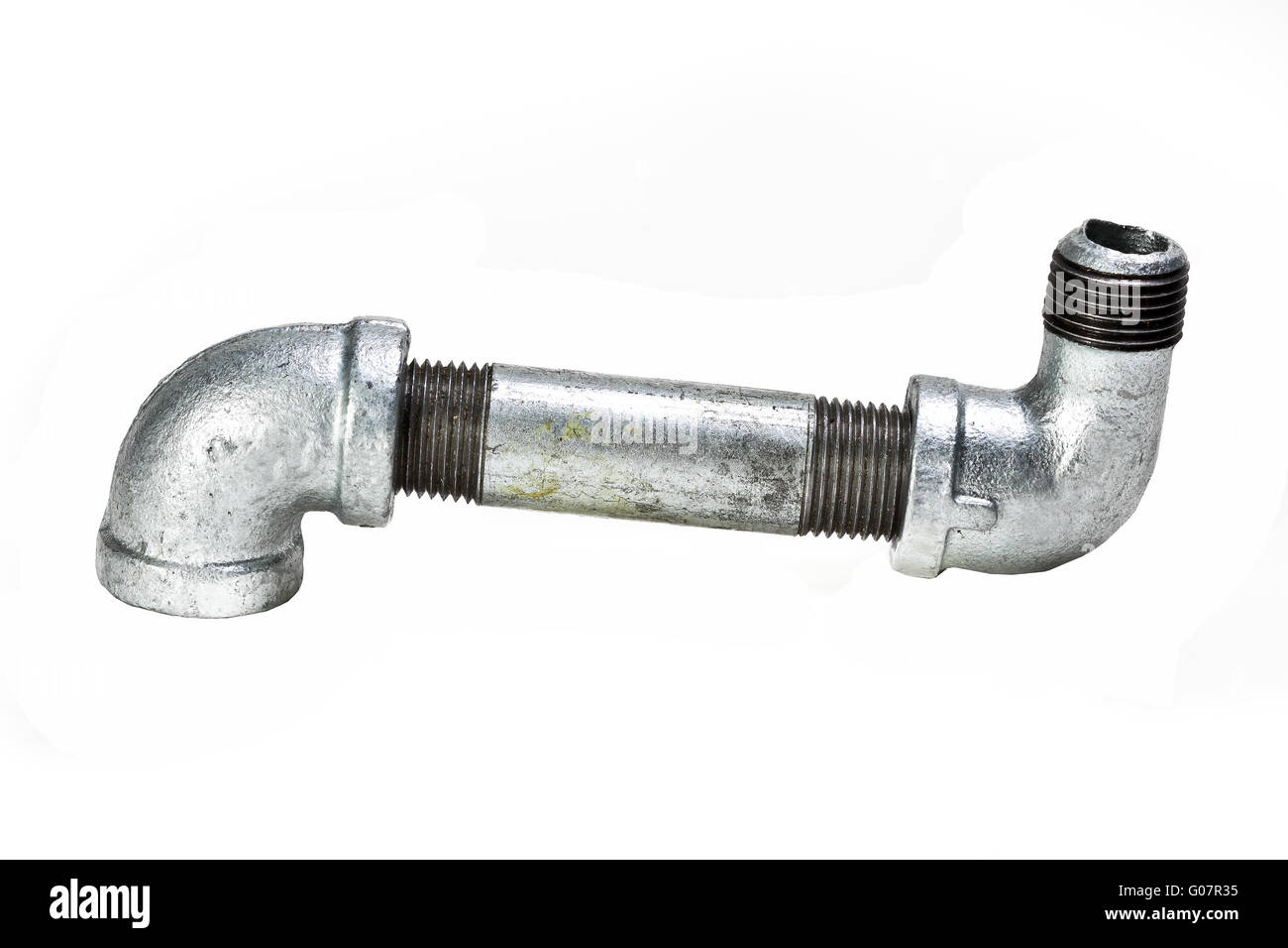 Close up metal plumbing Cut Out Stock Images & Pictures - Alamy