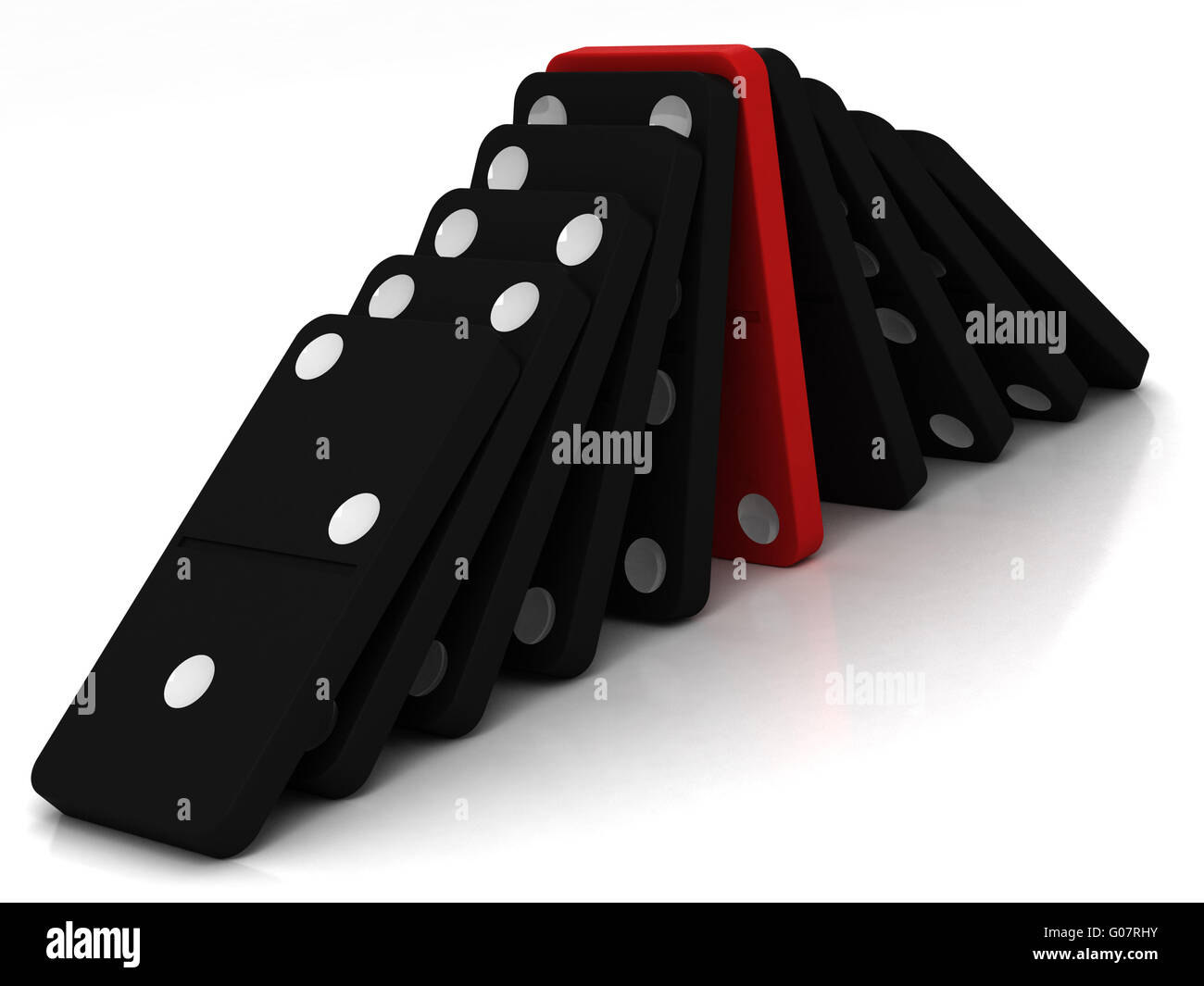 Domino stone Cut Out Stock Images & Pictures - Alamy