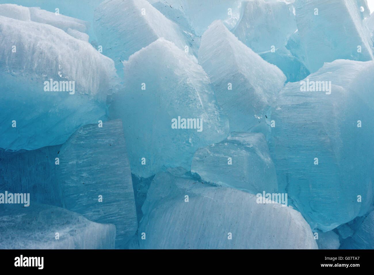 Ice blocks from fresh water for fine background Stock Photo - Alamy