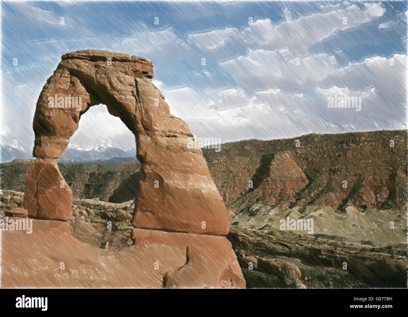 Typical rock arch hi-res stock photography and images - Alamy