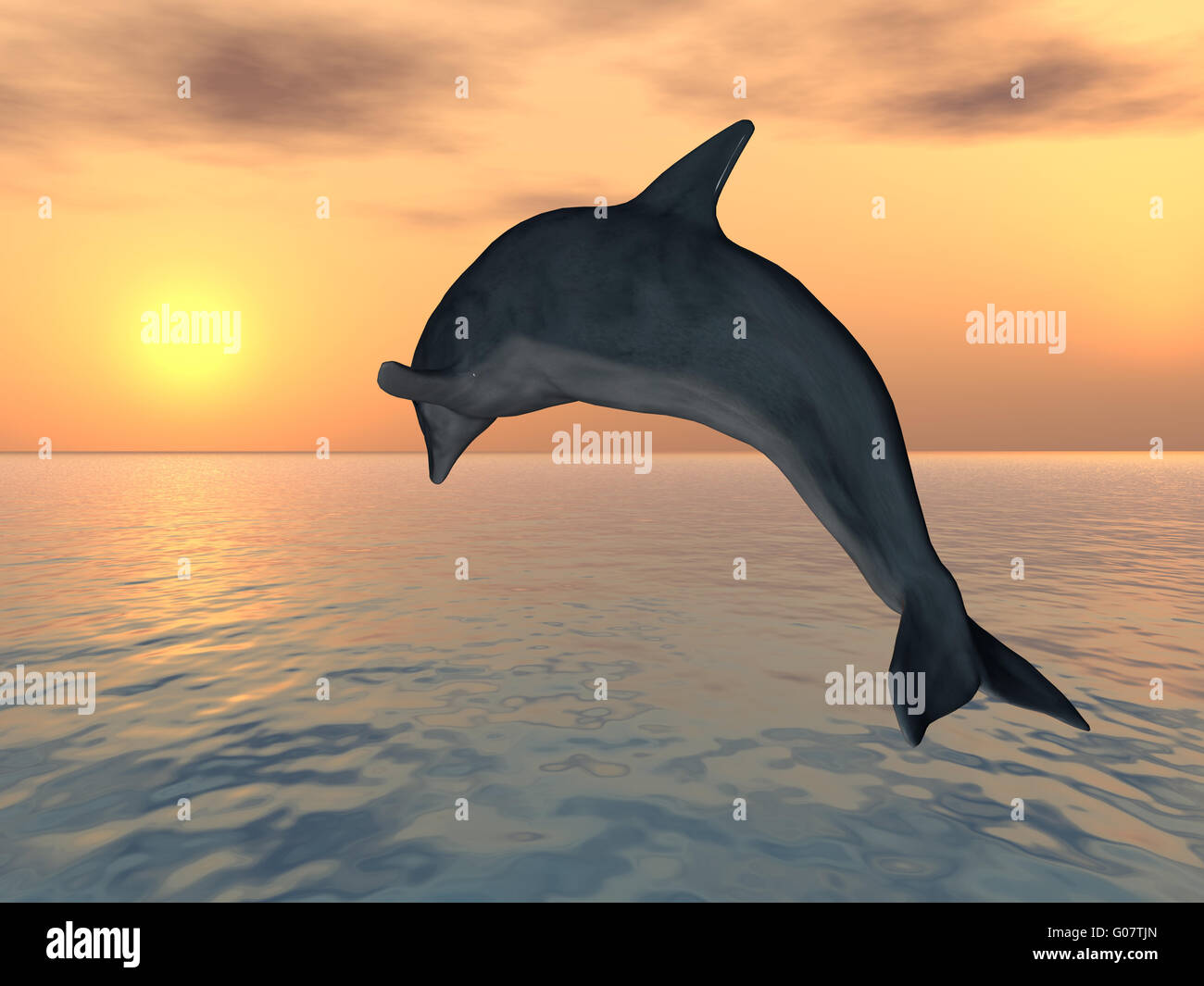 Springender delfin hi-res stock photography and images - Alamy