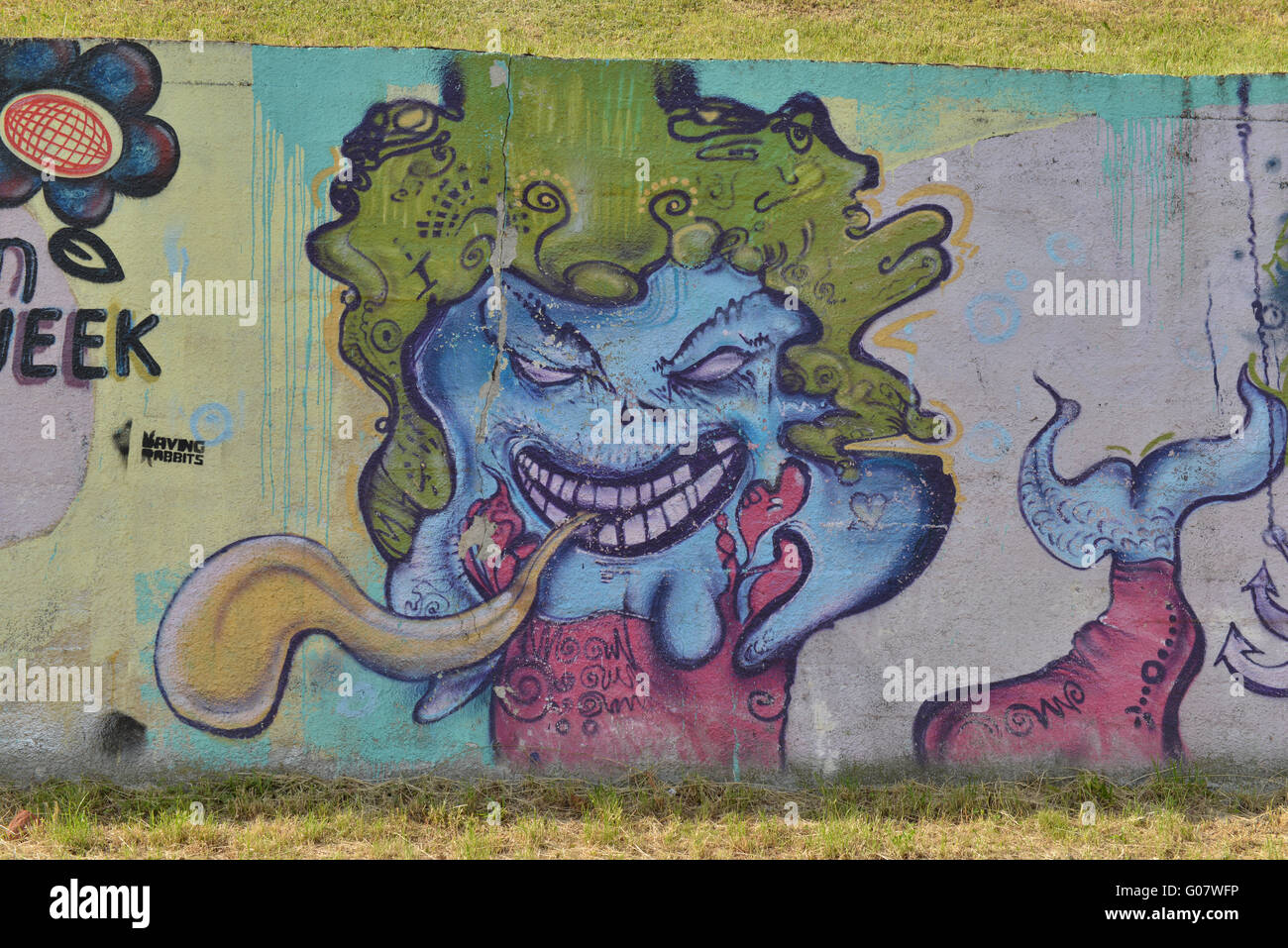 Szczecin (Poland) | Graffiti on the wall Stock Photo - Alamy