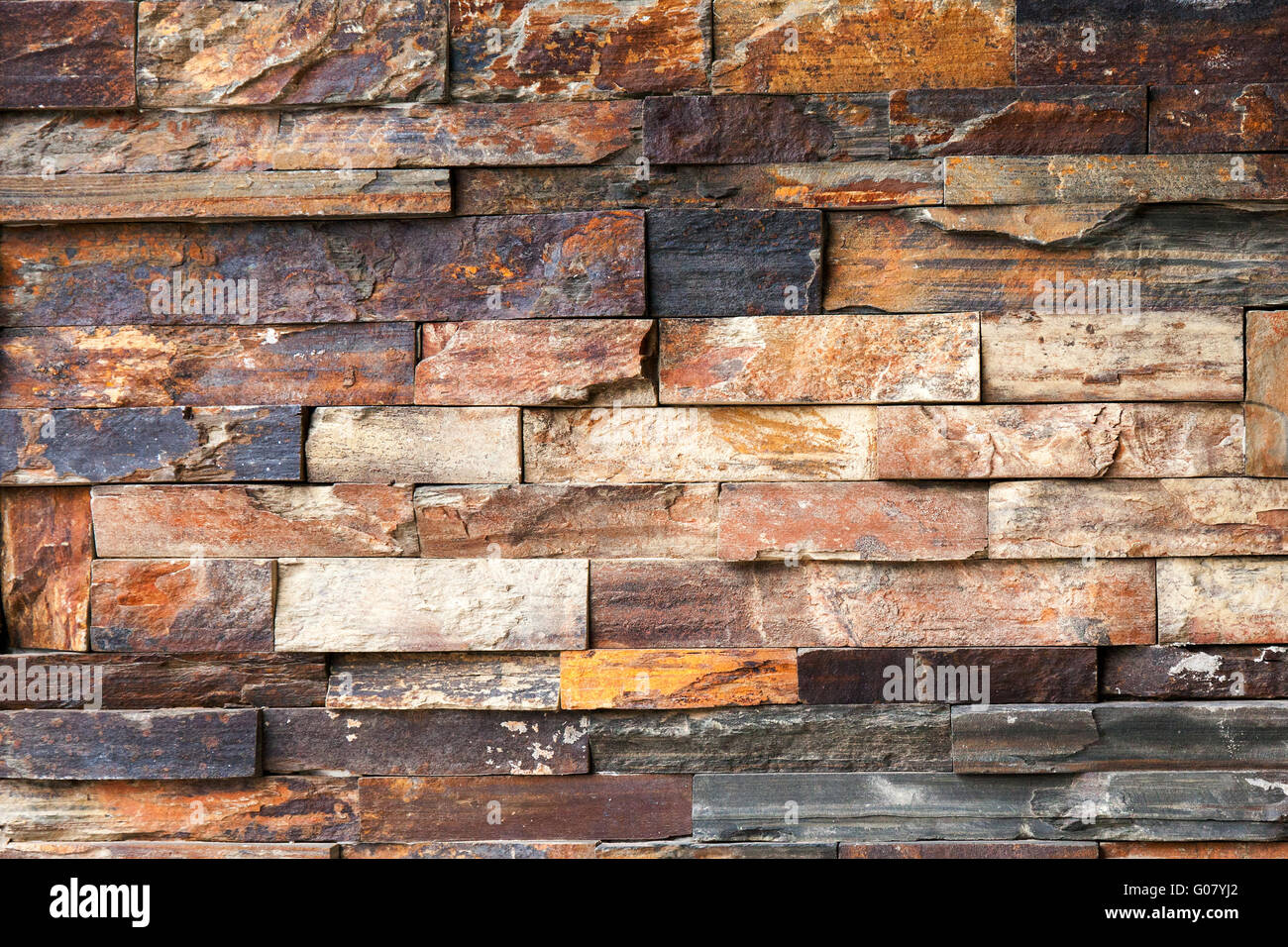 Rough multicolour brick wall texture hi-res stock photography and ...