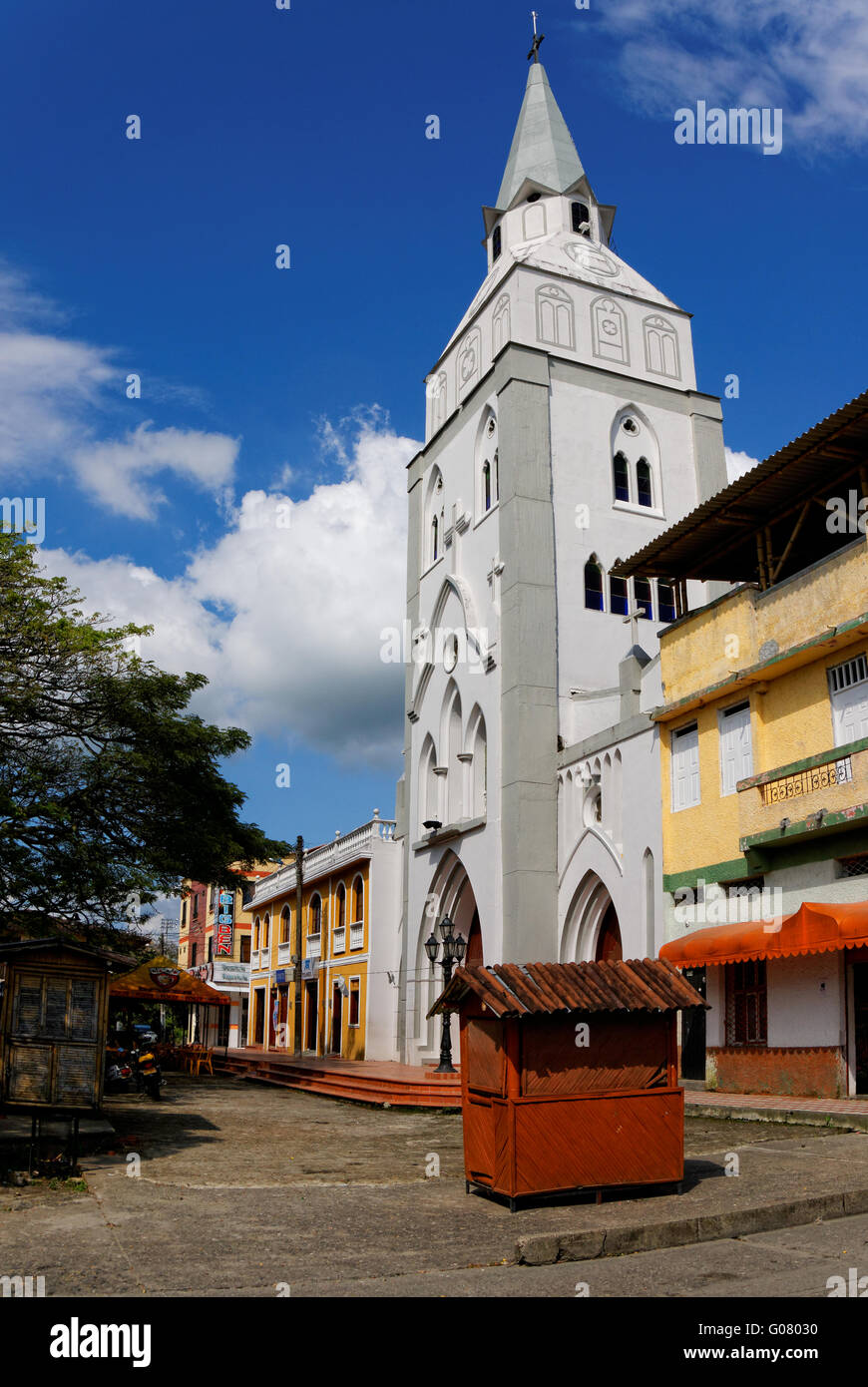 Church Alcalá, Colombia Stock Photo - Alamy