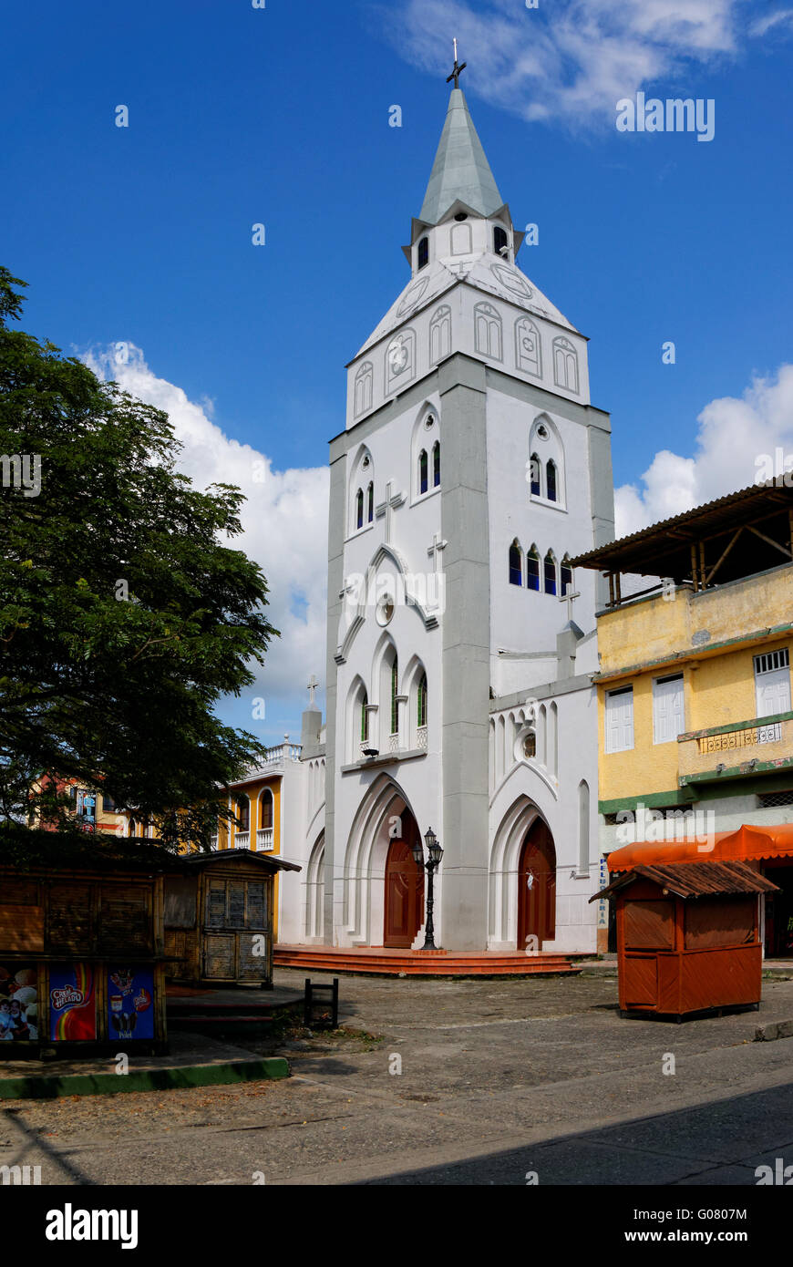 Church Alcalá, Colombia Stock Photo - Alamy