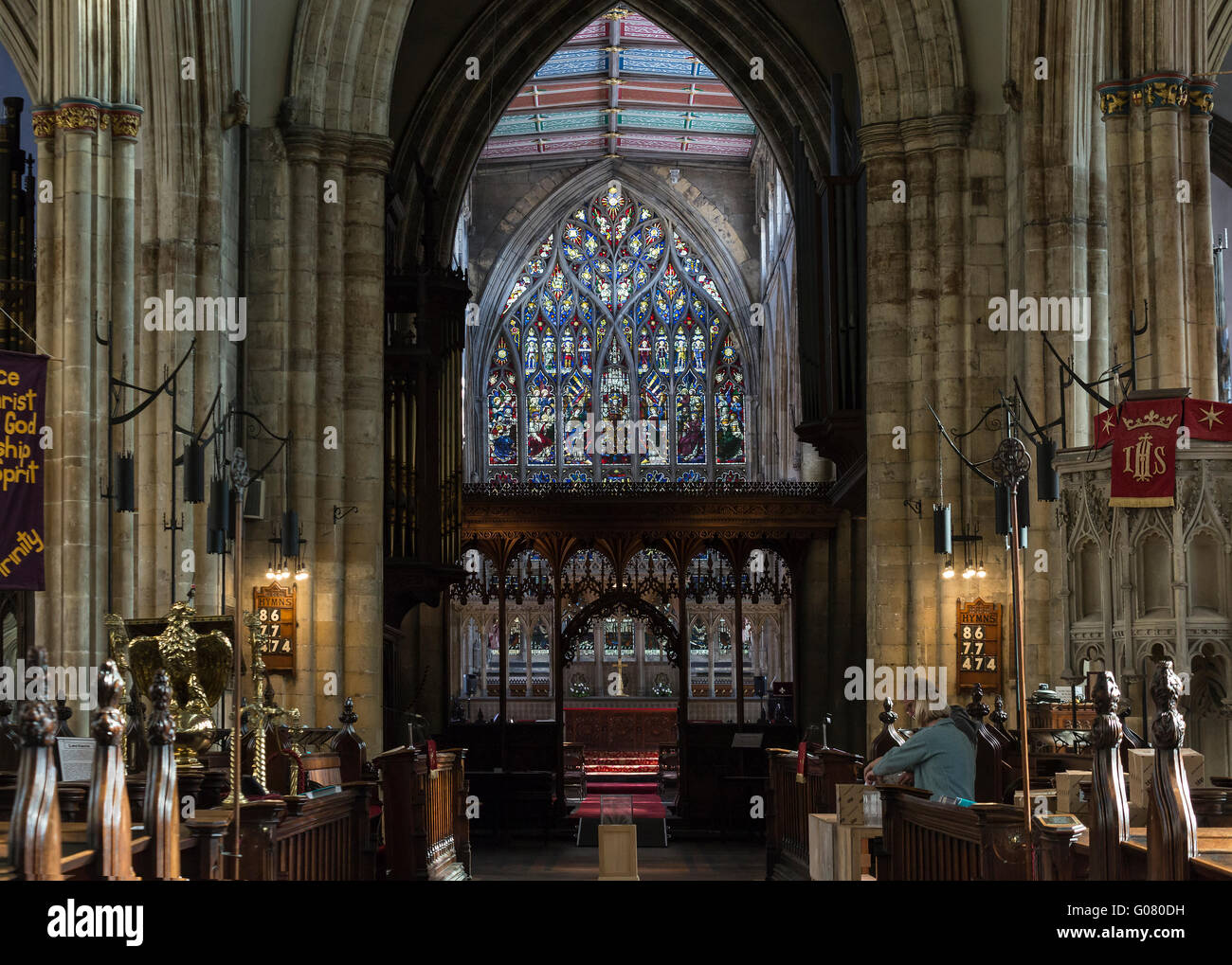 Inside of Holy Trinity Church Hull, North Yorkshire,England Stock Photo ...