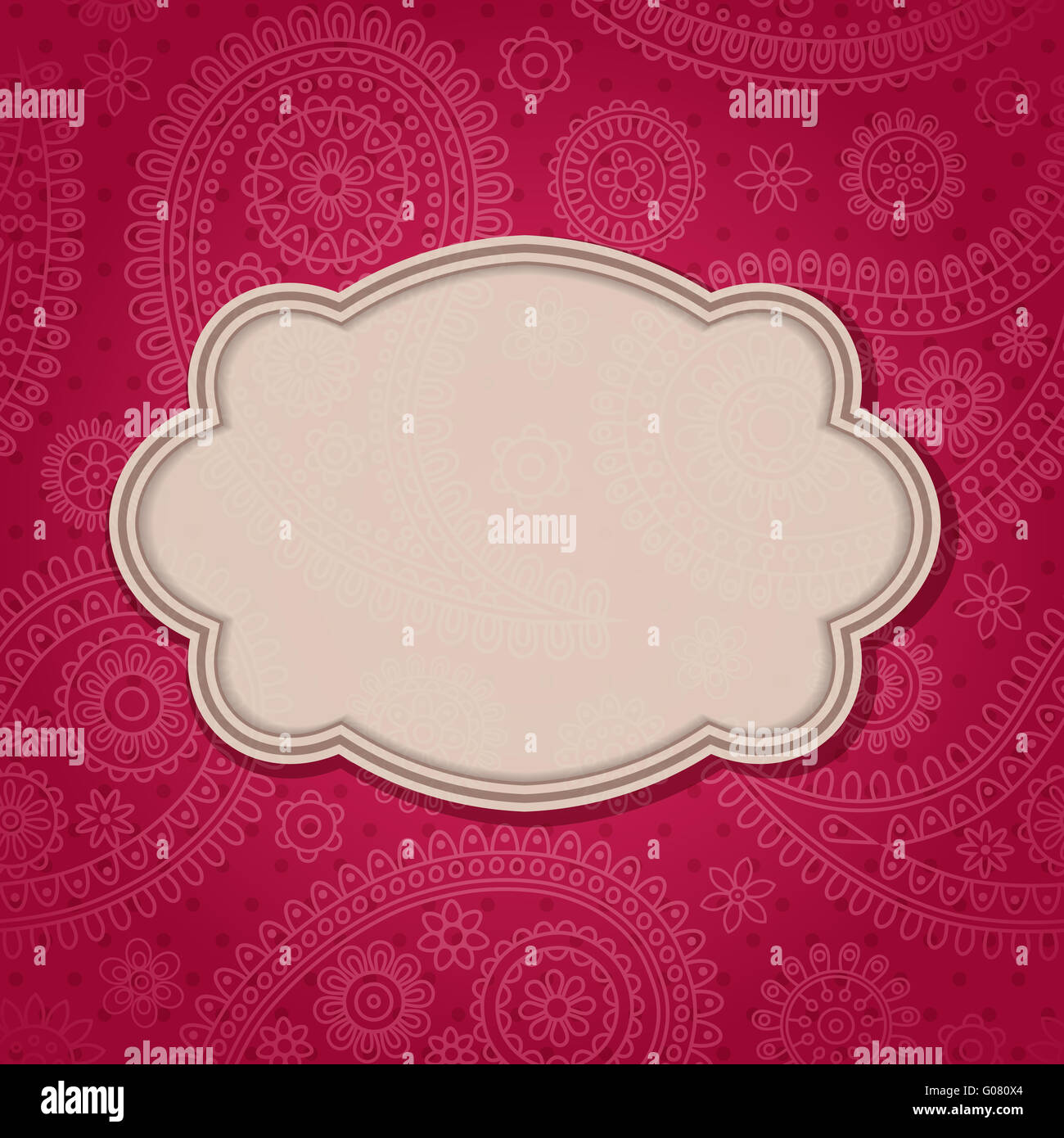 Indian illustration frame hi-res stock photography and images - Alamy