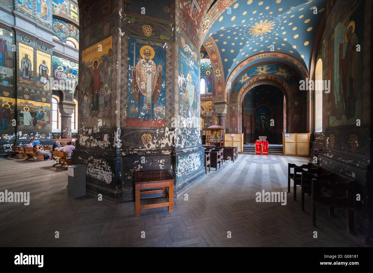 Interior Panteleimon Cathedral of the New Athos Monastery, Abkhazia ...