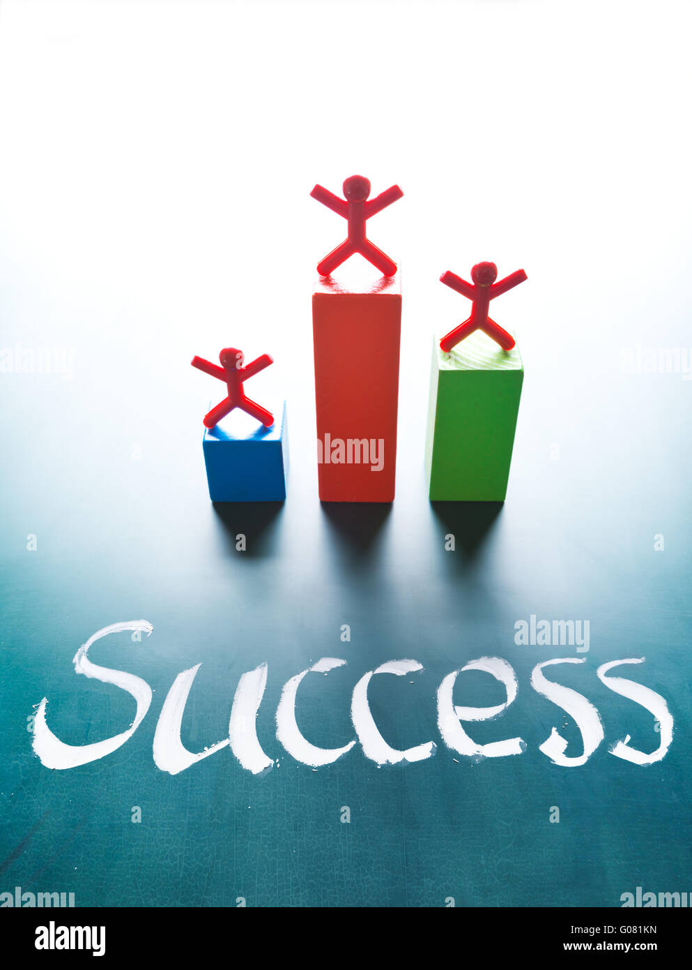 Success concept, people stand on award platform Stock Photo - Alamy