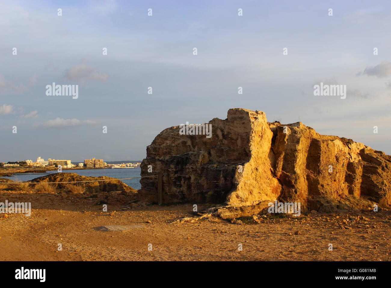 Majorca, Rock by the sea Stock Photo - Alamy