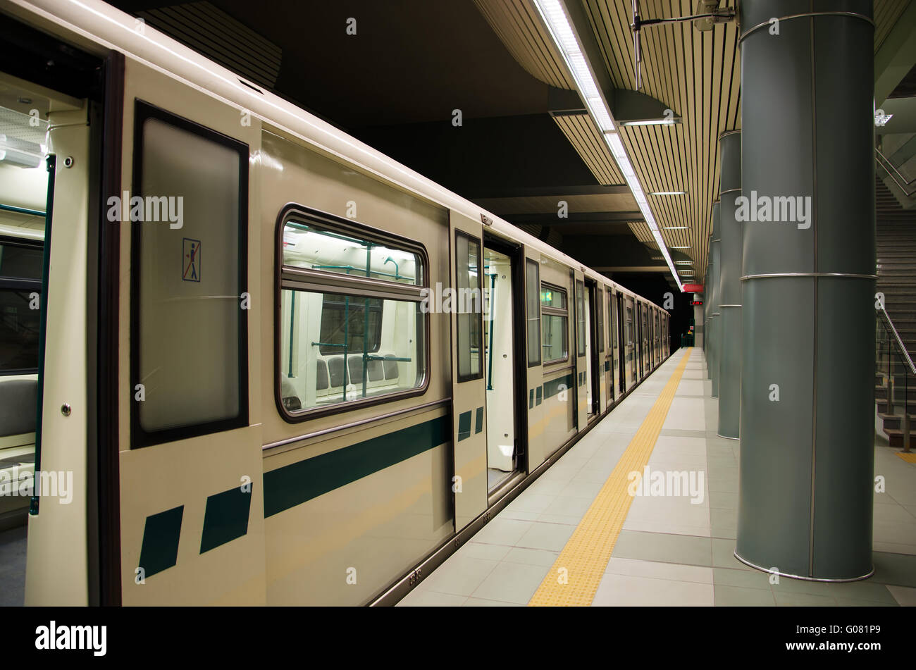 The last subway station Stock Photo - Alamy