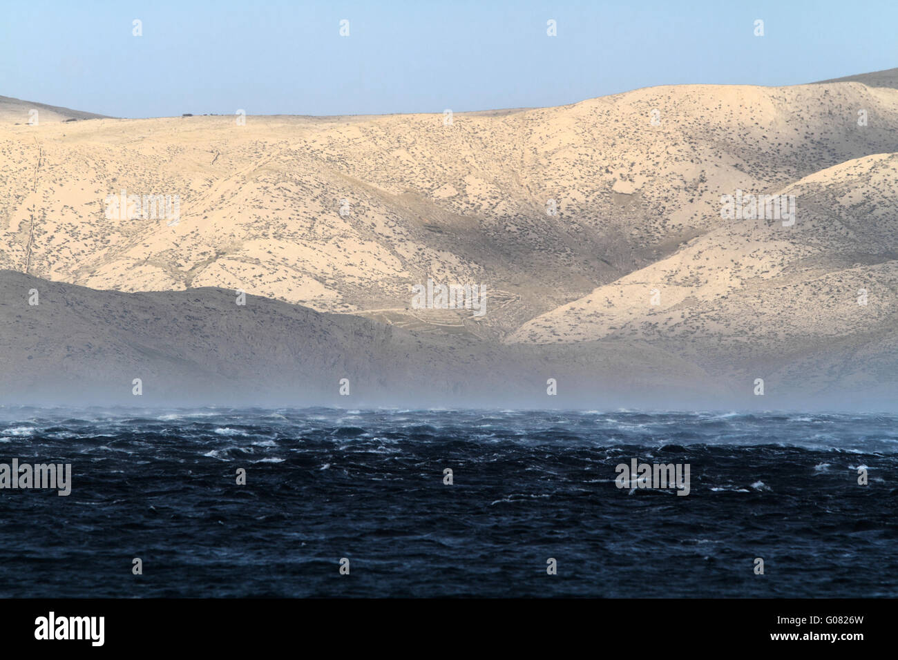 Raging sea with furious waves and fierce wind Stock Photo - Alamy