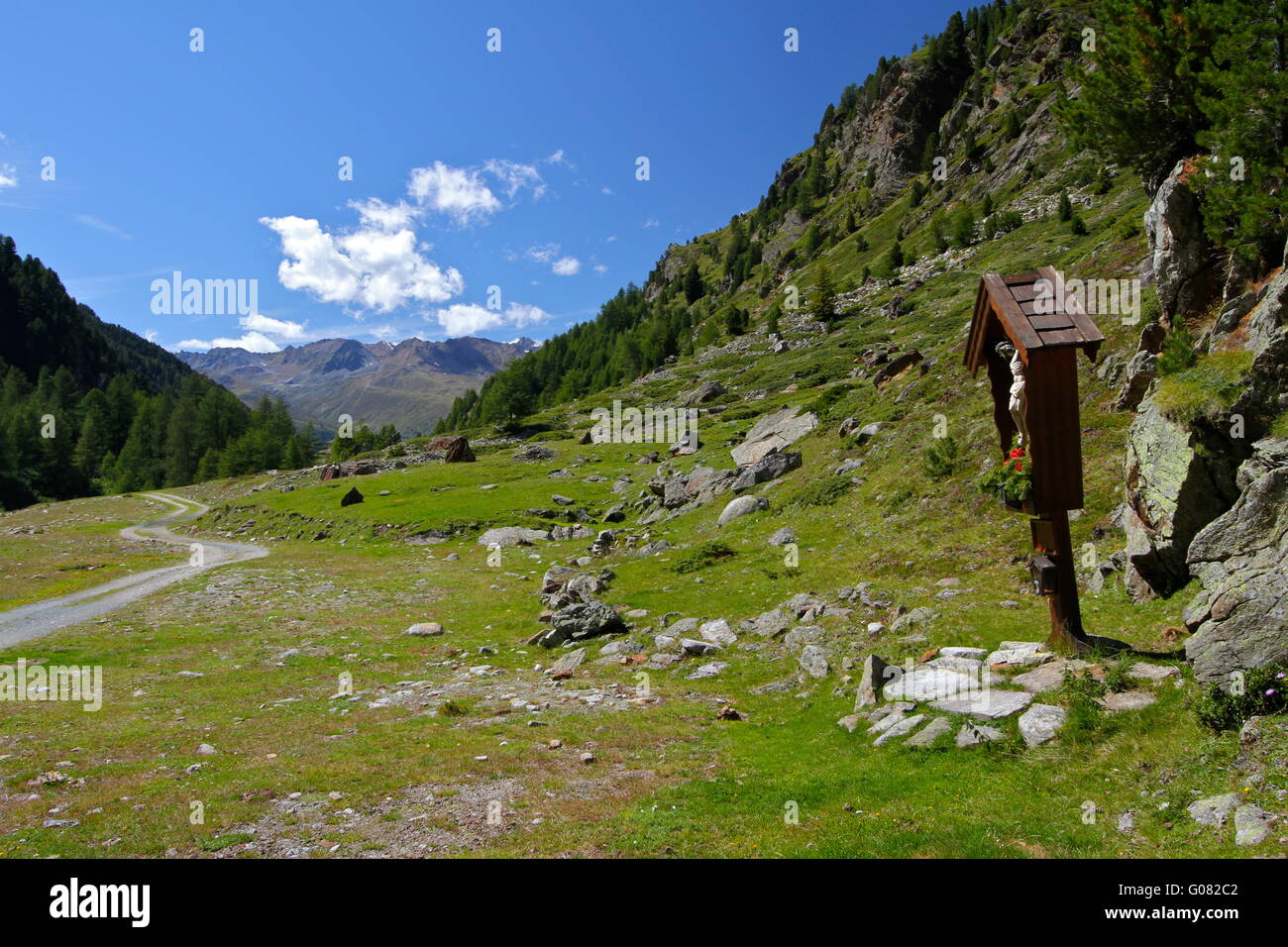 Hiking in the Ötztal Alps Stock Photo - Alamy