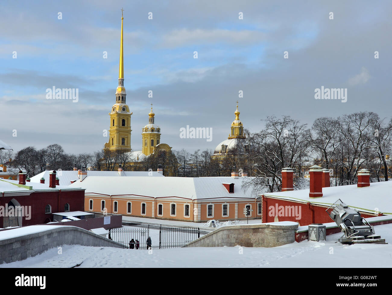Peter and Paul fortress in St. Petersburg on Hare island Stock Photo - Alamy