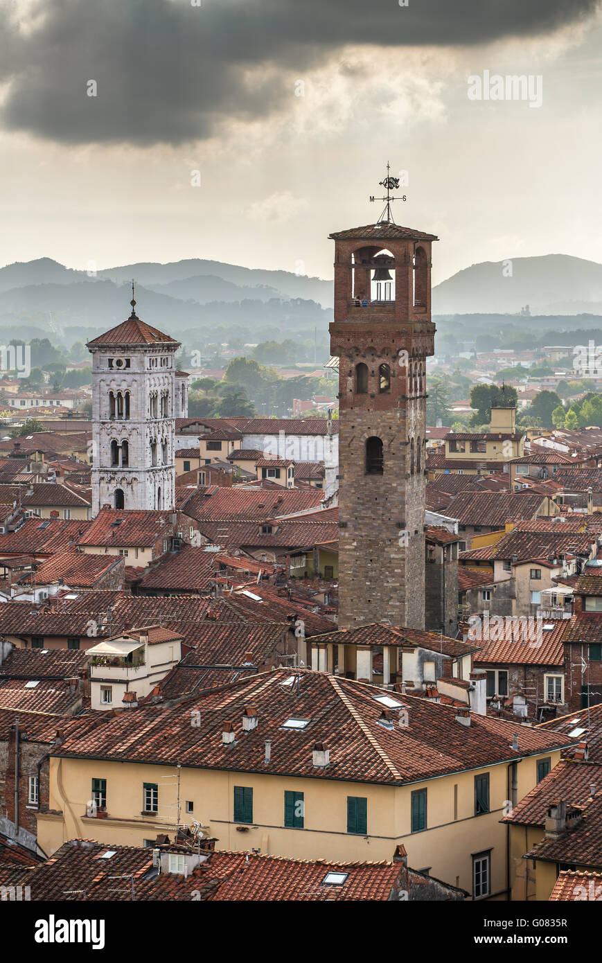 Lucca italy aerial hi-res stock photography and images - Alamy