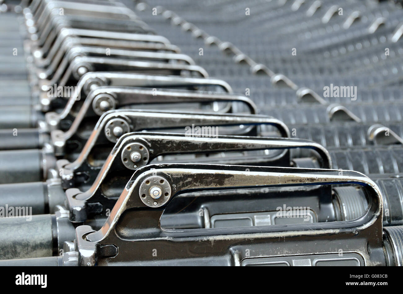 Stacked rifles hi-res stock photography and images - Alamy