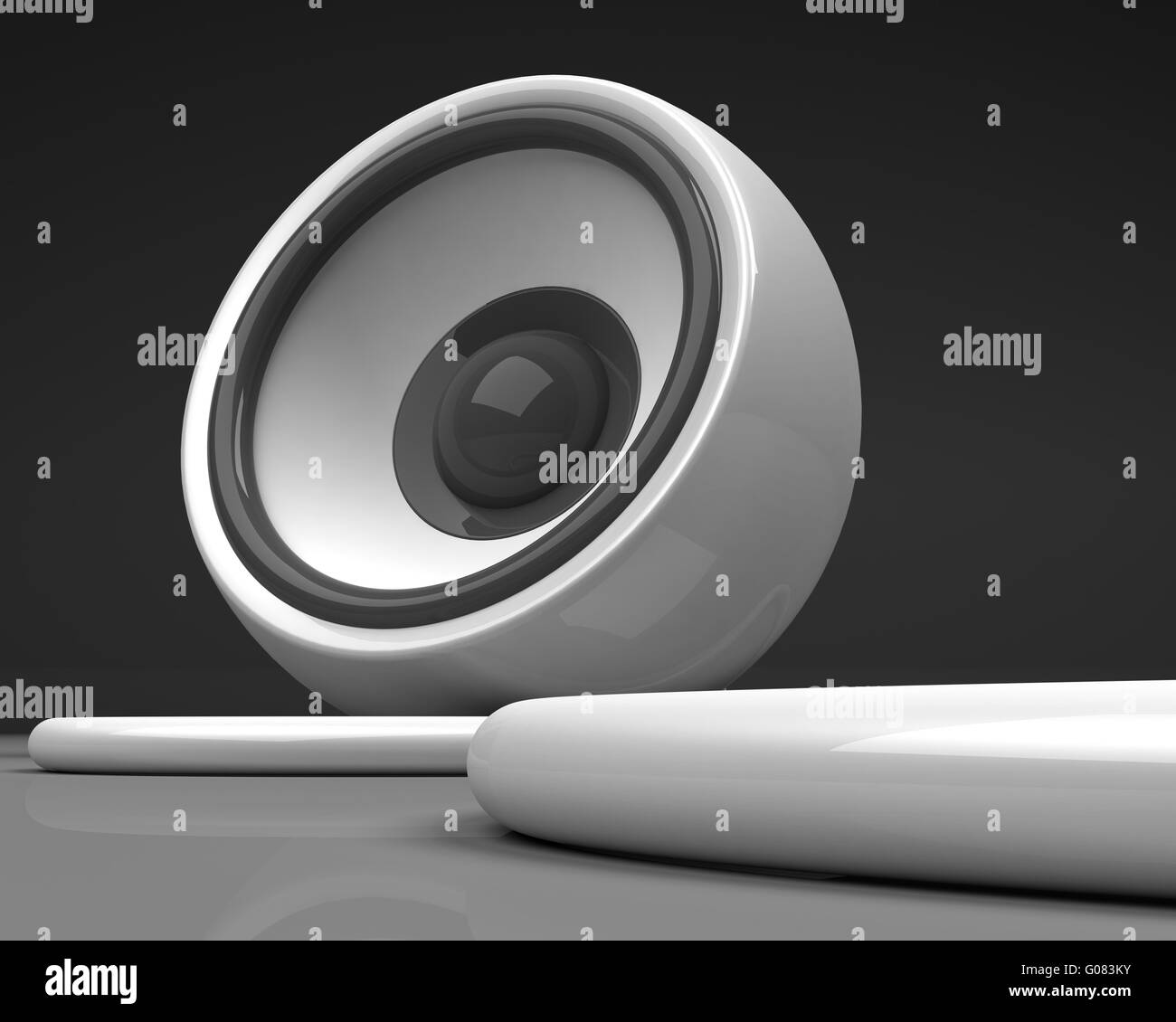 Loud speaker black and white hi-res stock photography and images - Alamy