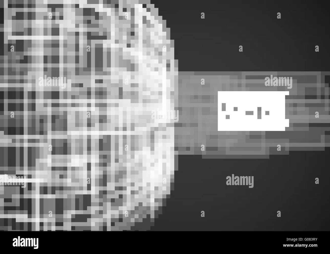 Black Futuristic Wire Stock Vector Image & Art - Alamy