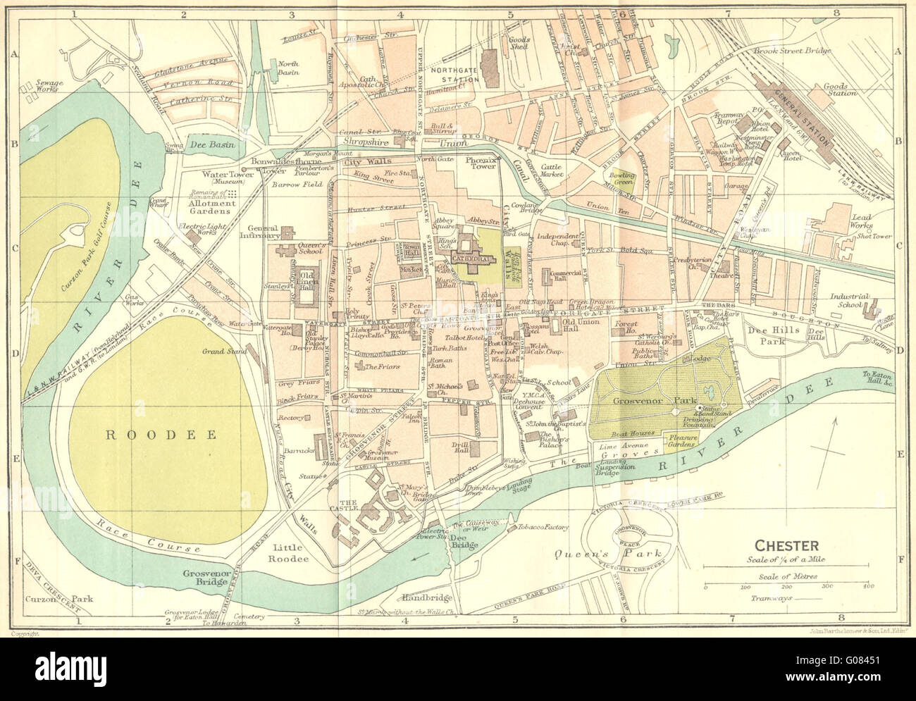 Chester Map High Resolution Stock Photography and Images - Alamy