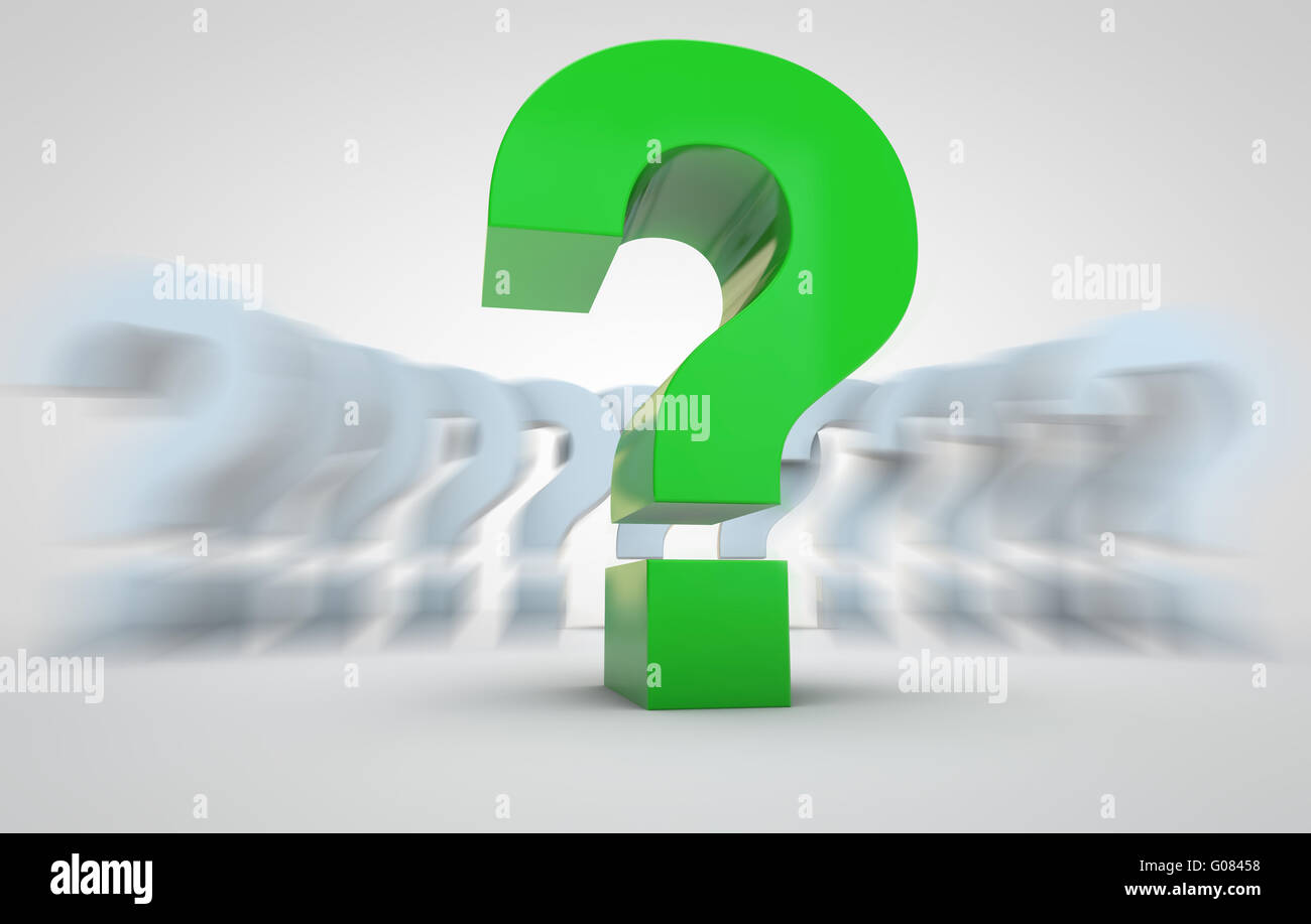 Question marks green hi-res stock photography and images - Alamy