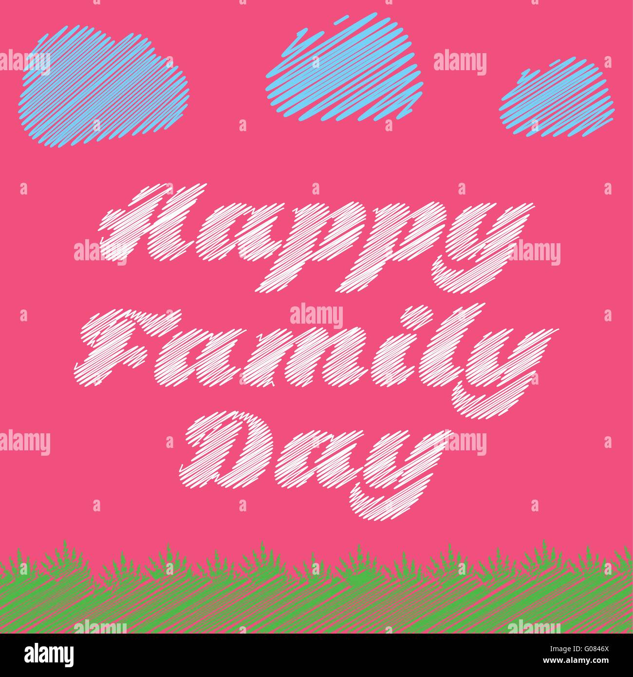 nice and beautiful abstract or poster for Family Day with nice and ...