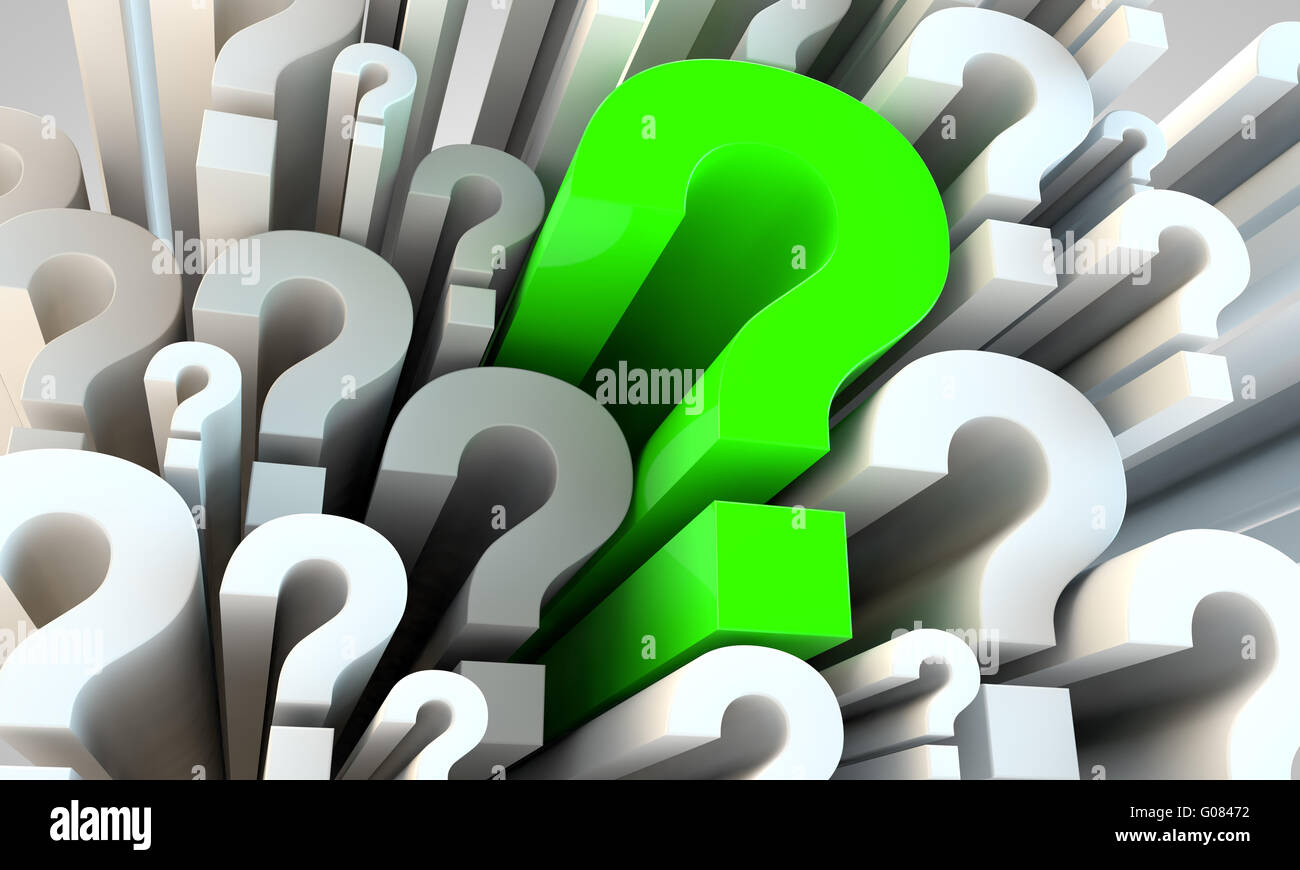 3d question marks Stock Photo - Alamy