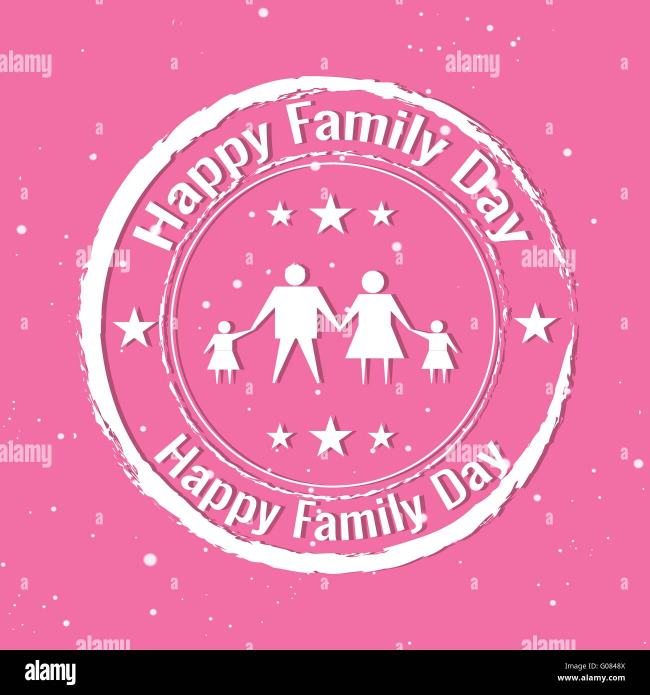 nice and beautiful abstract or poster for Family Day with nice and ...