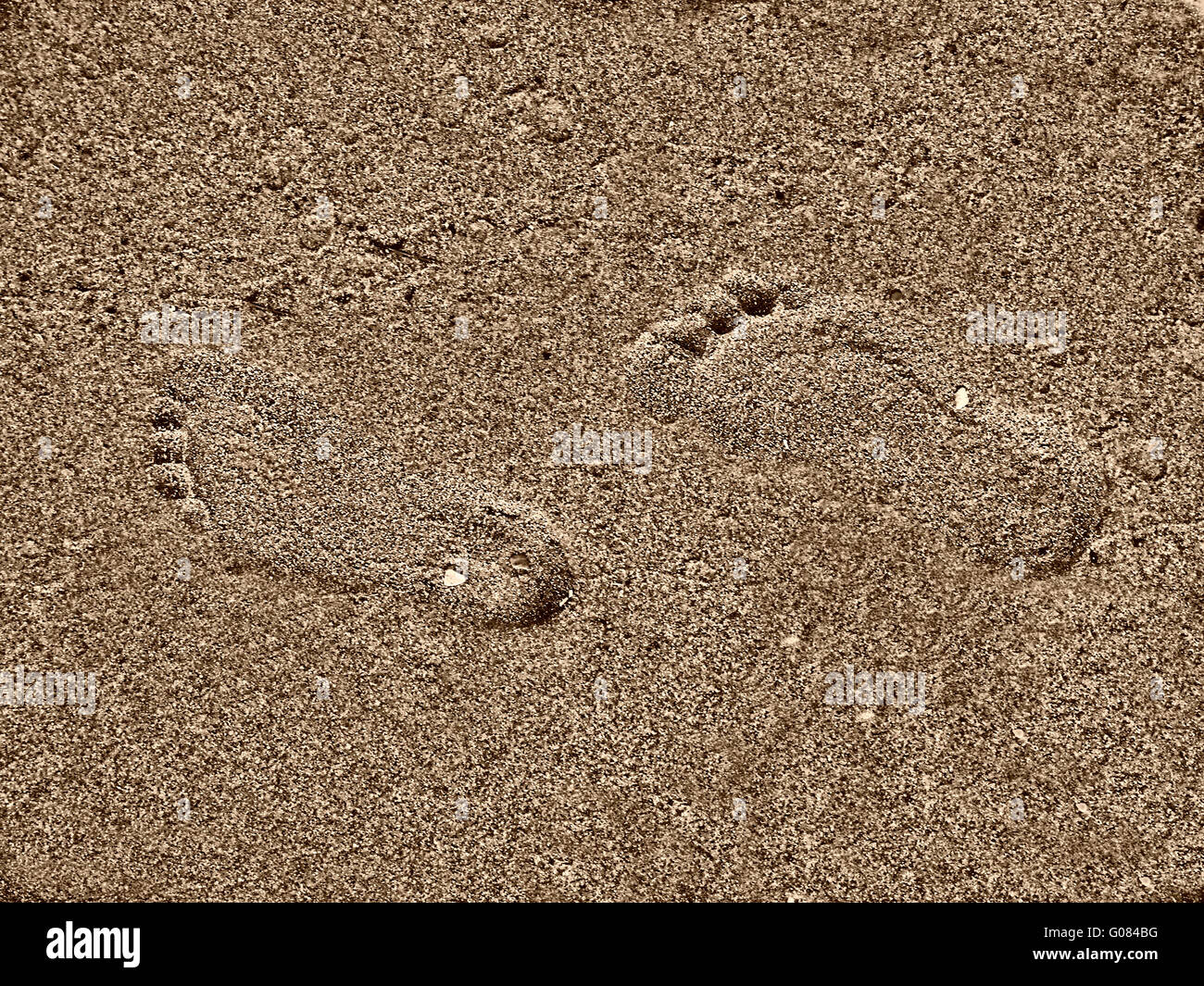 Female footprint hi-res stock photography and images - Alamy